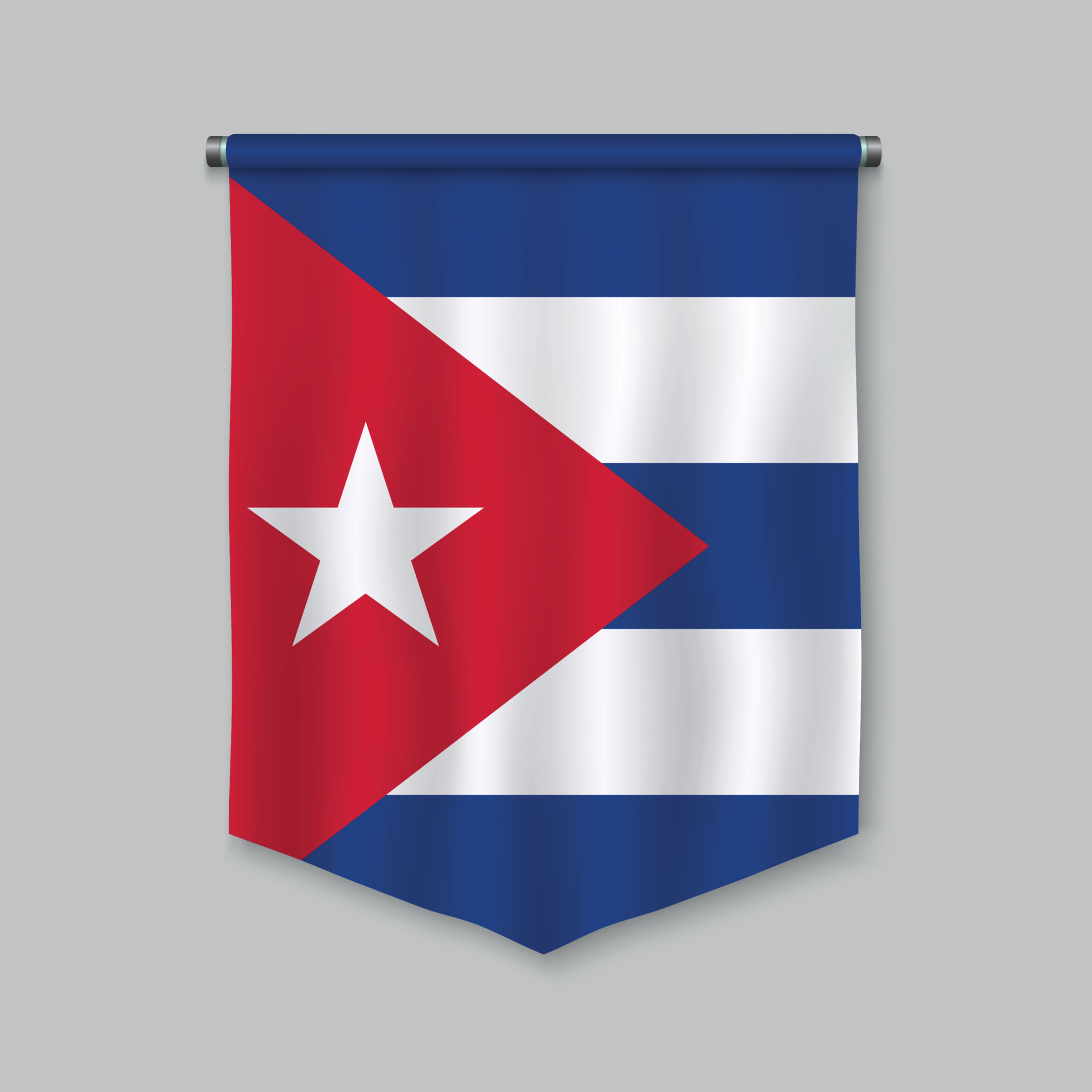 pennant with flag 10972957 Vector Art at Vecteezy