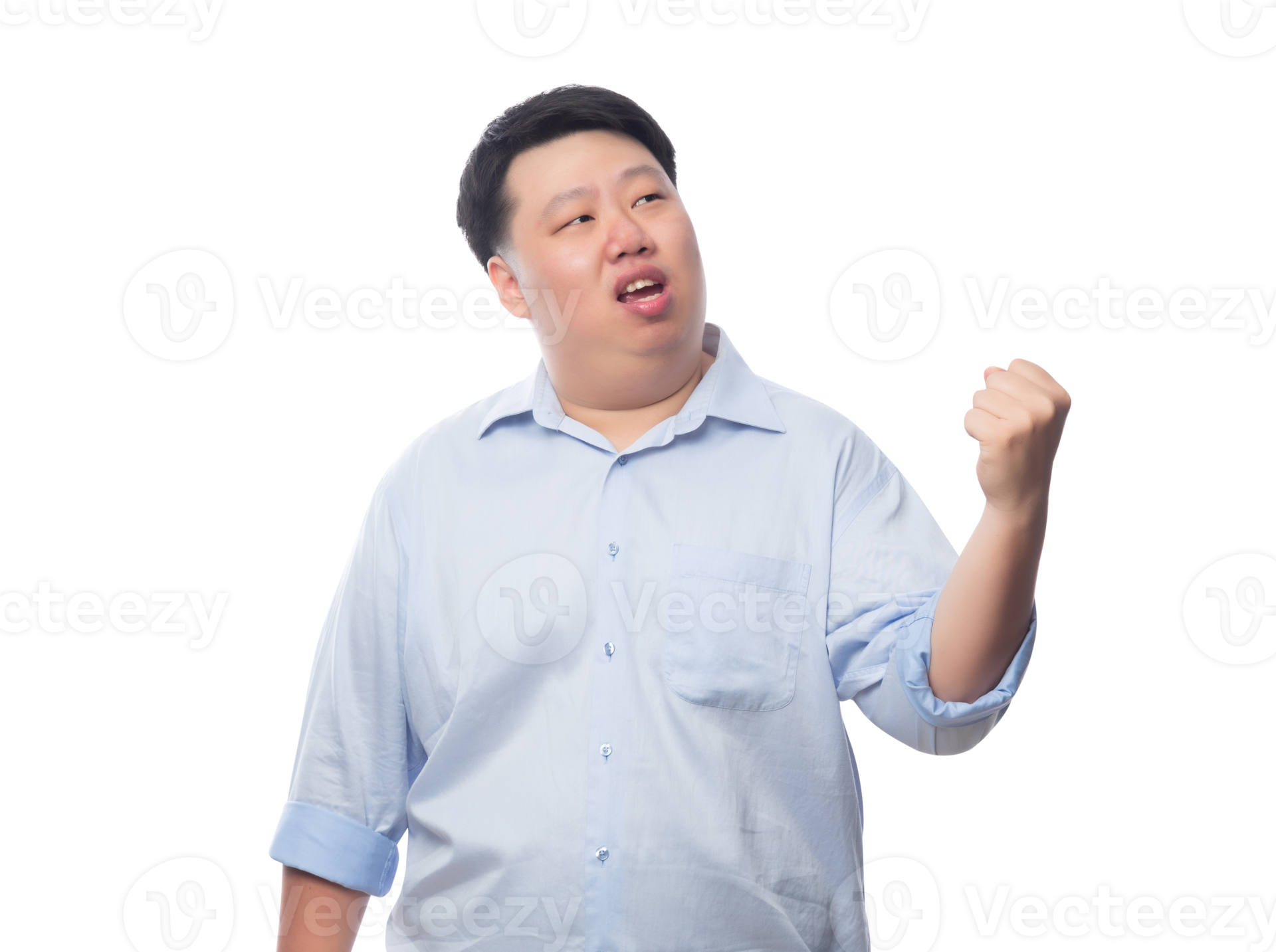 Asian business fat man, Png file 10973840 PNG