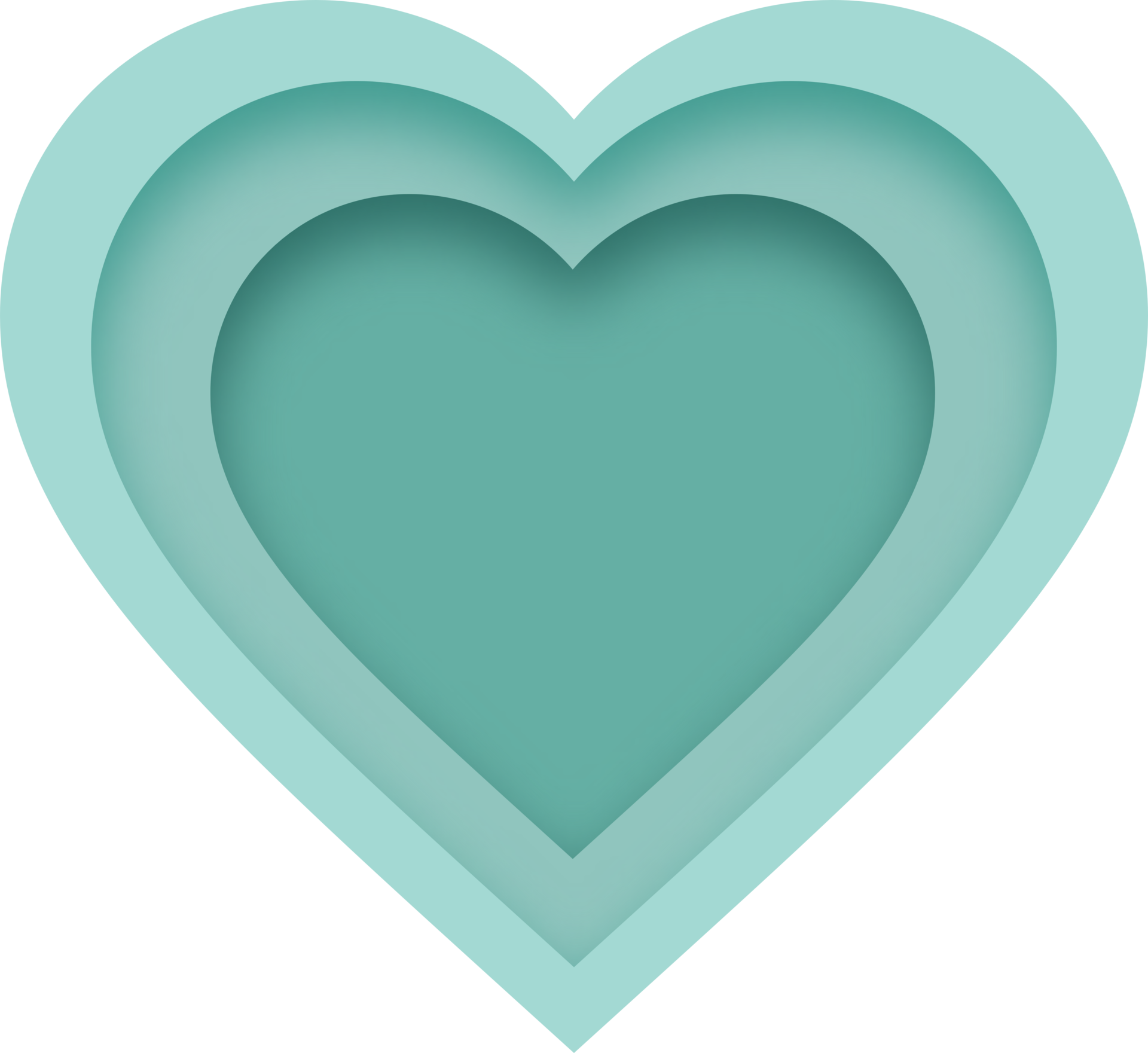 Turquoise Heart Shape Multi Layered Paper Cut Style 10977342 PNG Turquoise Heart Shape Multi Layered Paper Cut Style 10977342 PNG