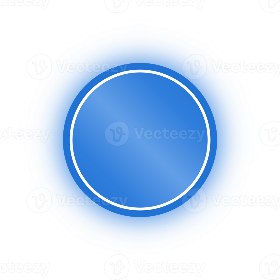 banner de círculo azul neón, círculo de neón 10977645 PNG