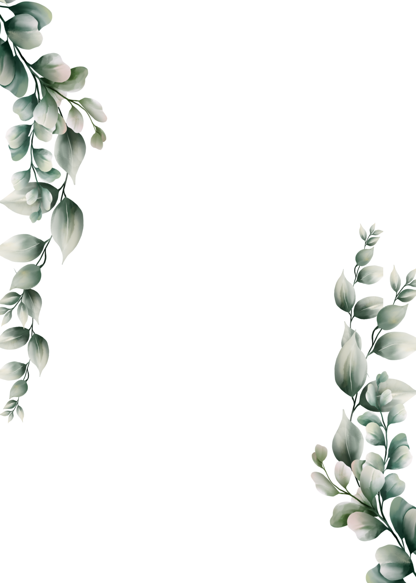 Watercolor eucalyptus leaf frame 10978288 PNG Watercolor eucalyptus leaf frame 10978288 PNG