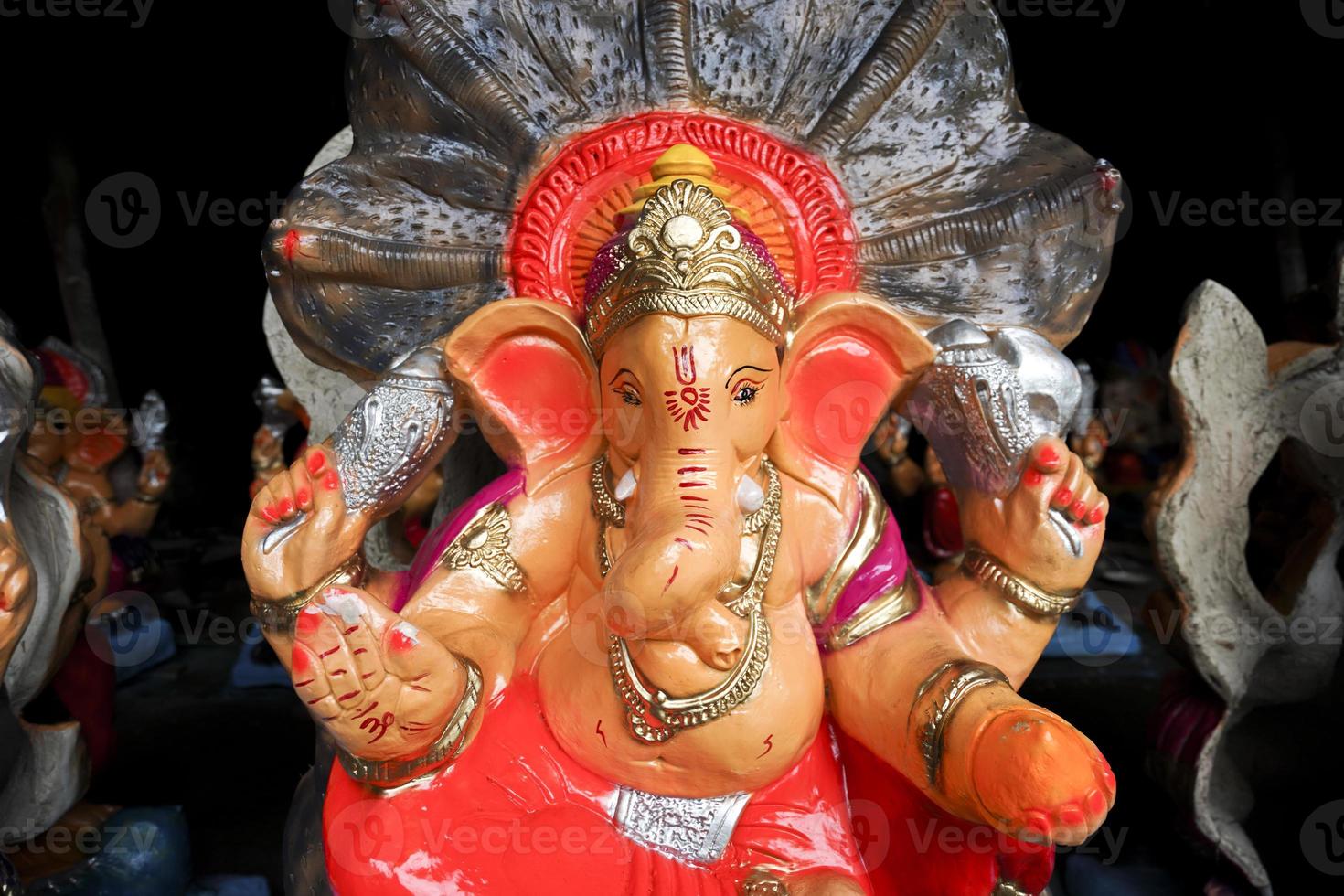 Happy Ganesh Chaturthi festival, Lord Ganesha statue 10978762 Stock ...