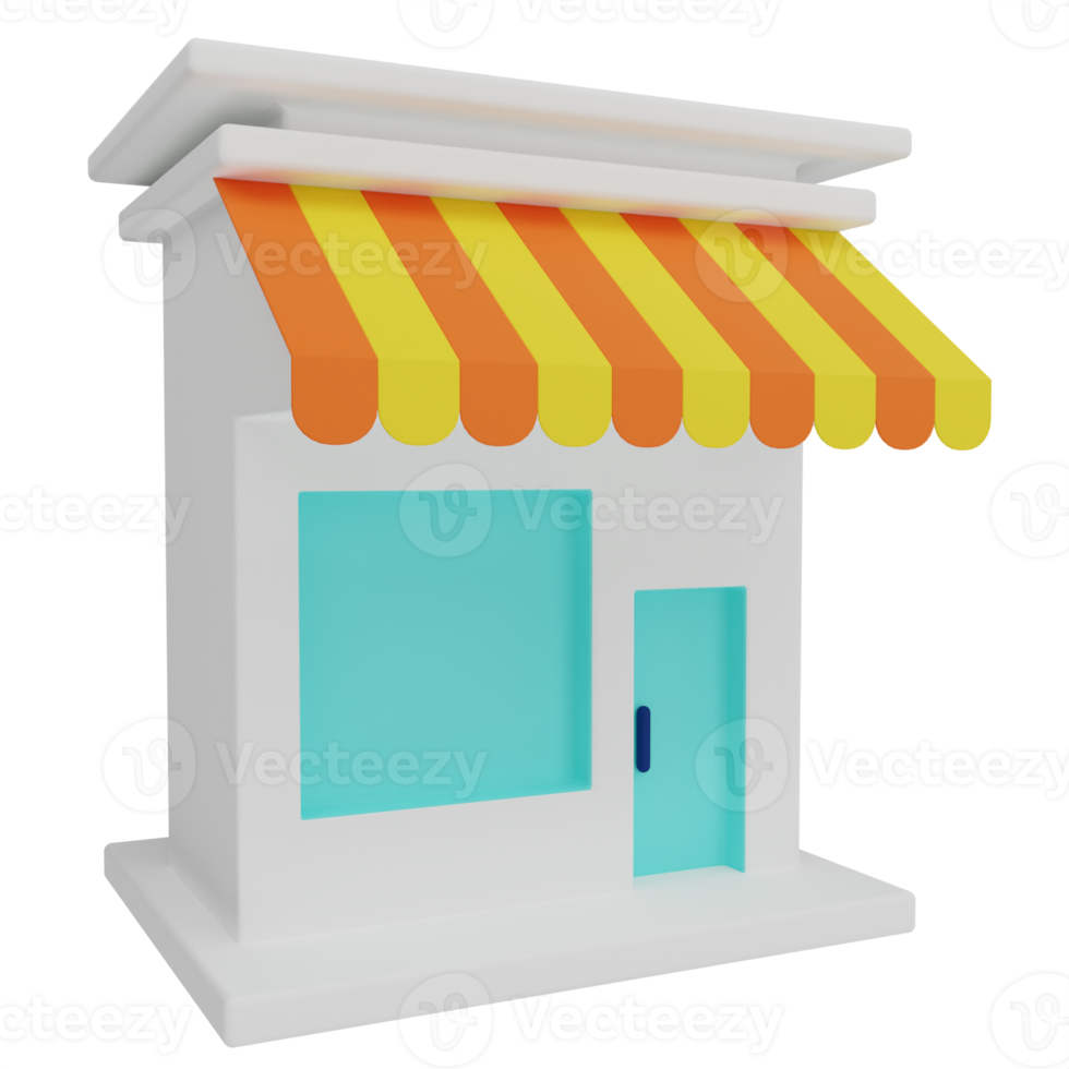 Shop 3D Illustration 10979789 PNG