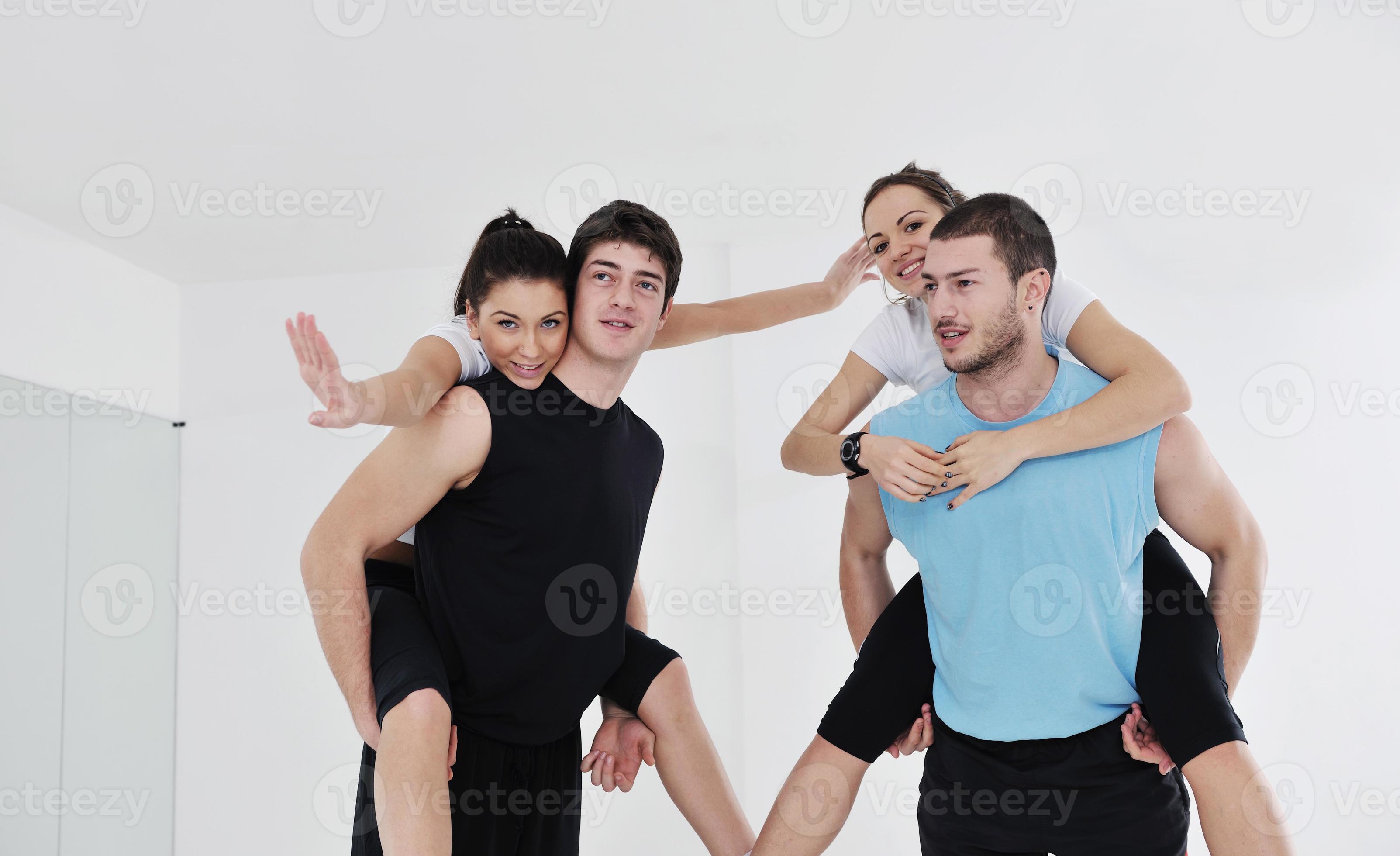 young people group in fitness club 10980233 Stock Photo at Vecteezy