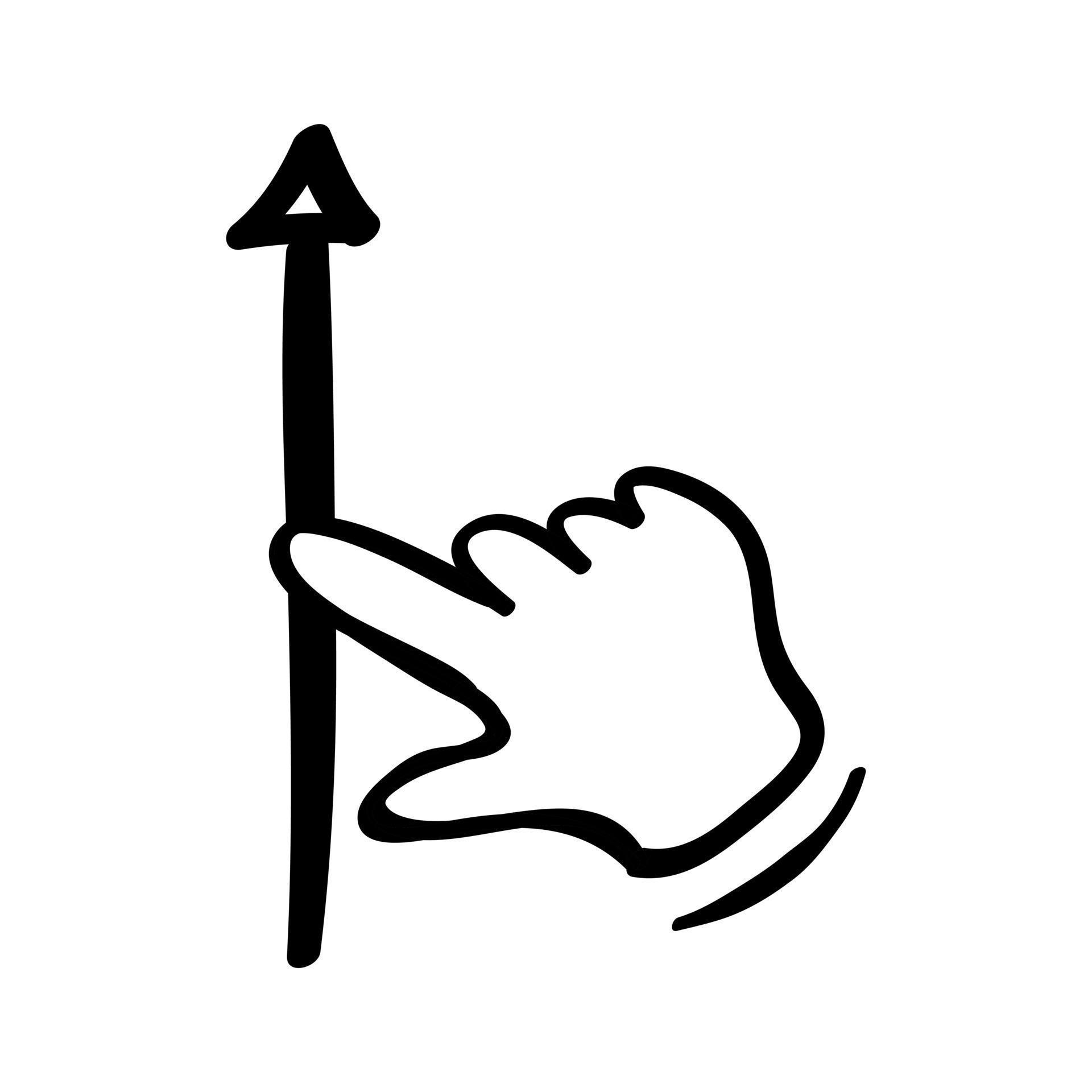 Doodle Swipe Right Swipe Up Swipe Left And Swipe Down 10981788 Vector Art At Vecteezy