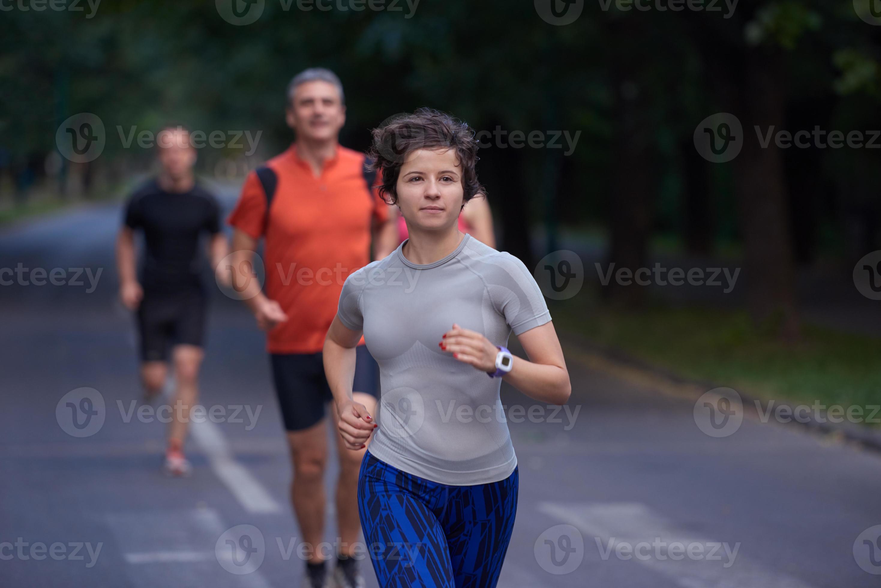 people group jogging 10982029 Stock Photo at Vecteezy