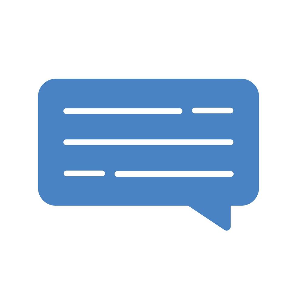 Flat Chat Icon Clipart for Business Message Vector Illustration 10983032 Vector Art at Vecteezy