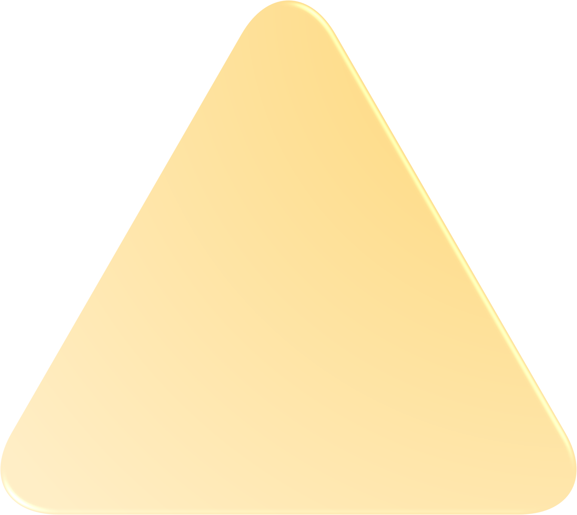 Yellow Gradient Triangle, Gradient Triangle Button 10983164 PNG