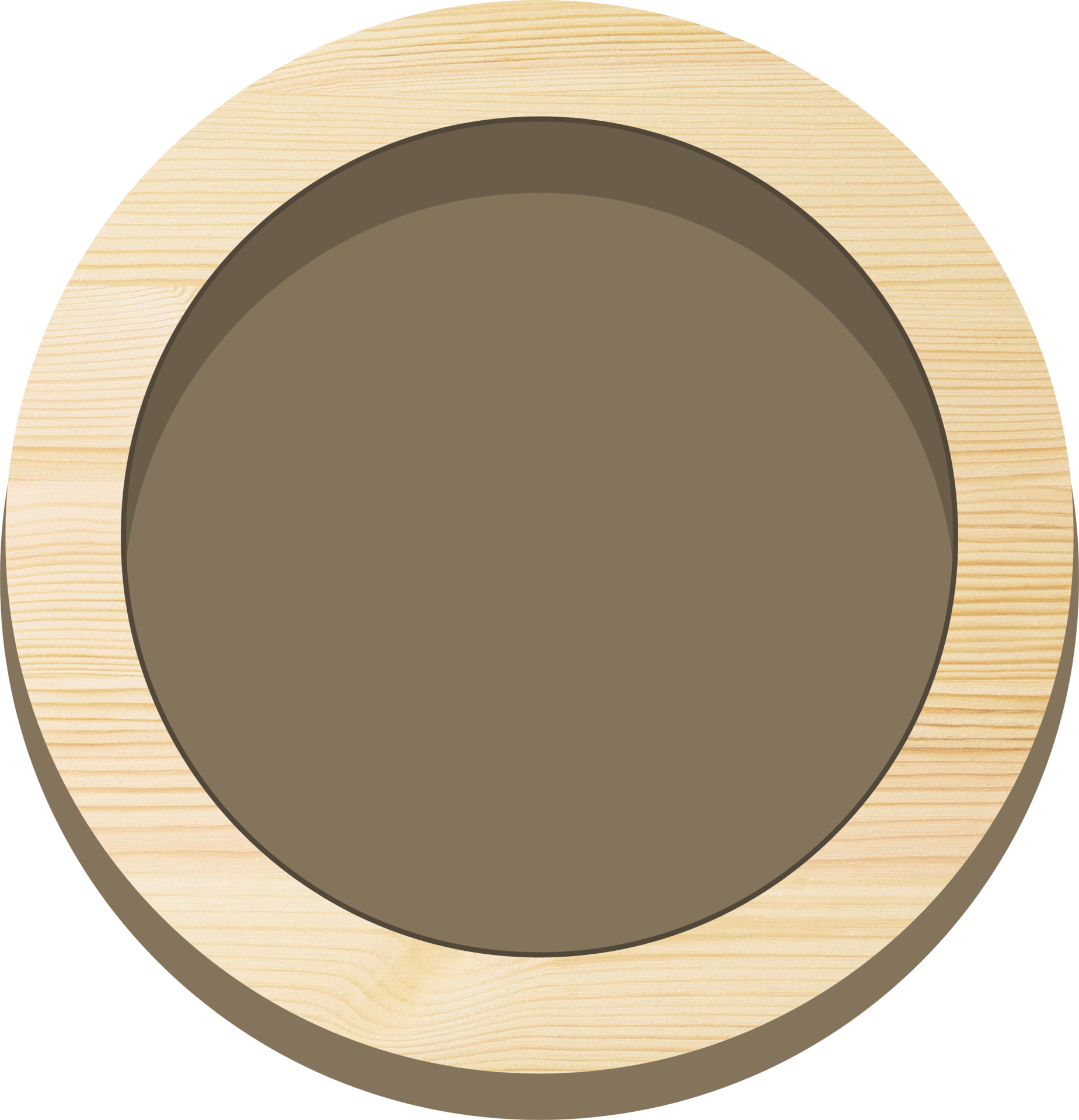 Game Button Wooden Round With Hole 10983517 Png