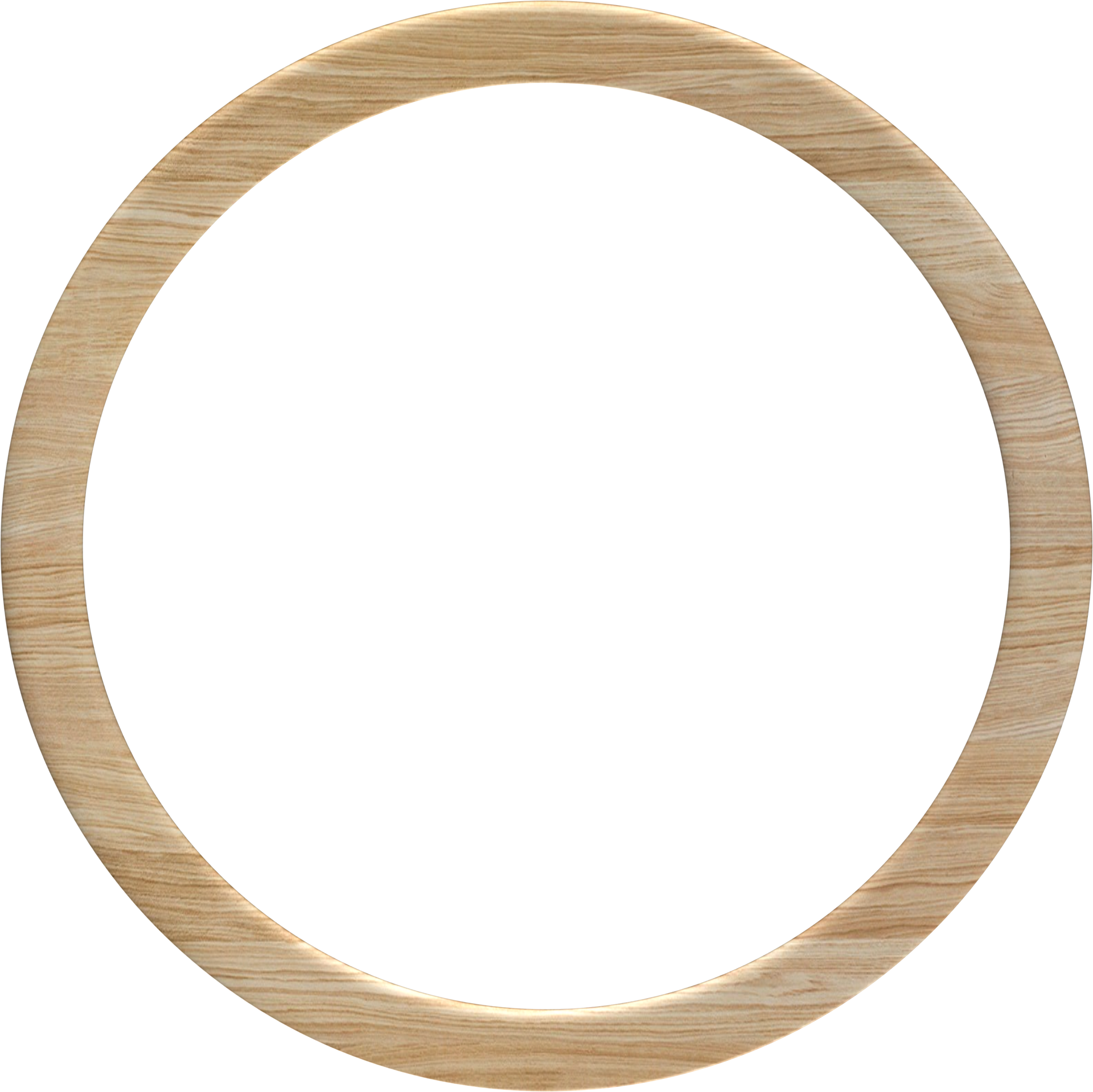 Wooden Round Frame 10983552 PNG