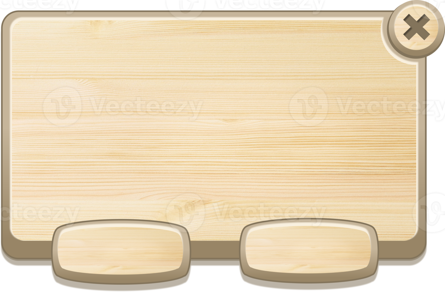 Wooden Panel For Game UI In Cartoon Style 10983553 PNG Wooden Panel For Game UI In Cartoon Style 10983553 PNG
