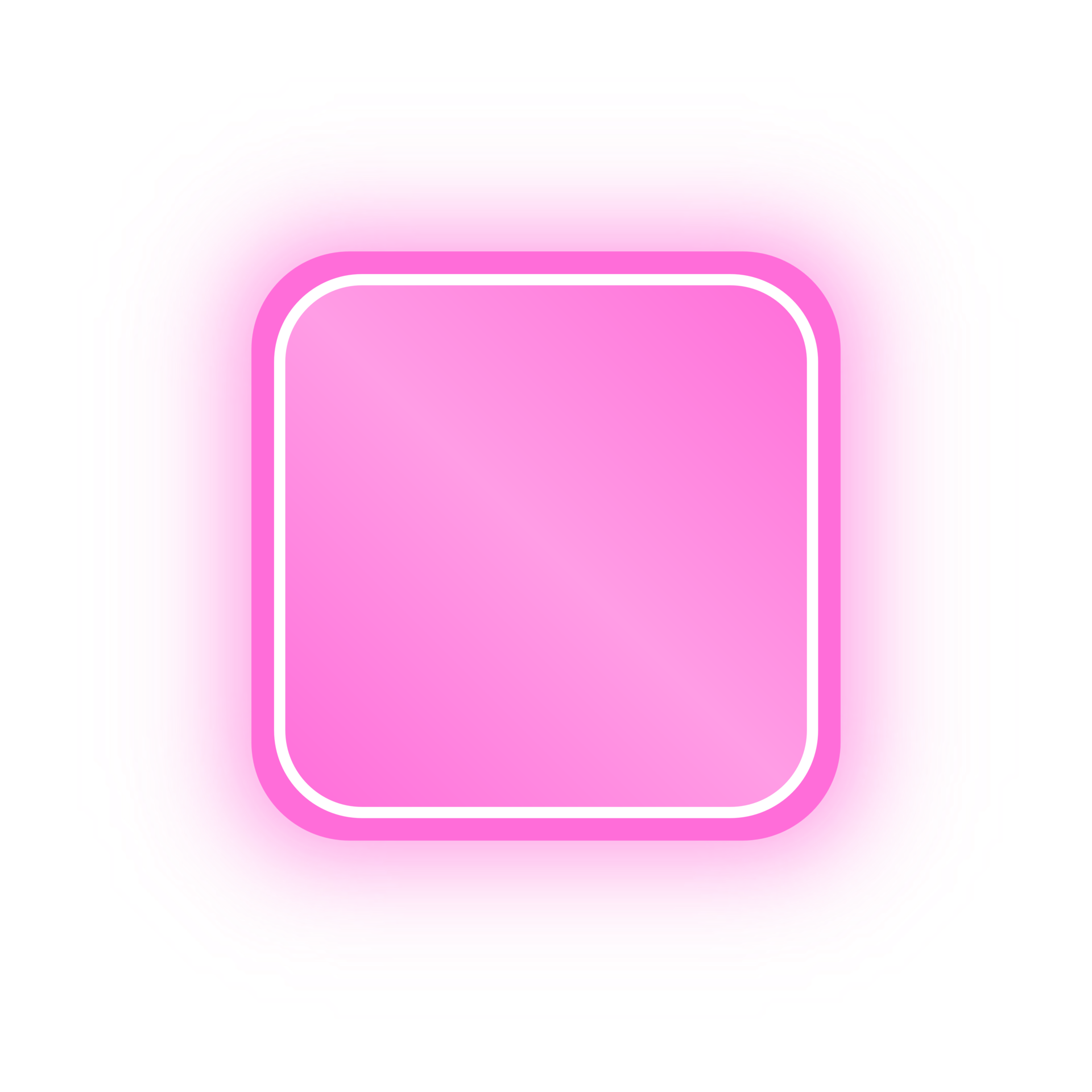 Banner Quadrado Rosa Neon Quadrado Neon 10984299 Png