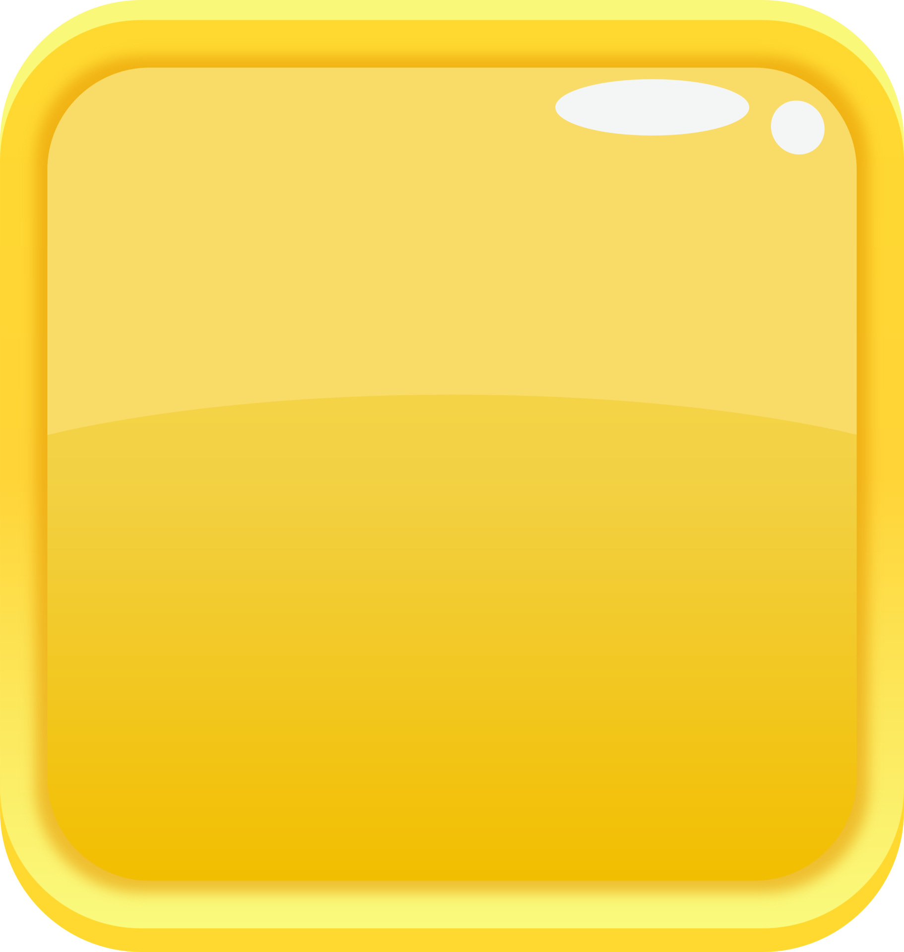 Yellow Cartoon Square Button 10984602 PNG Yellow Cartoon Square Button 10984602 PNG