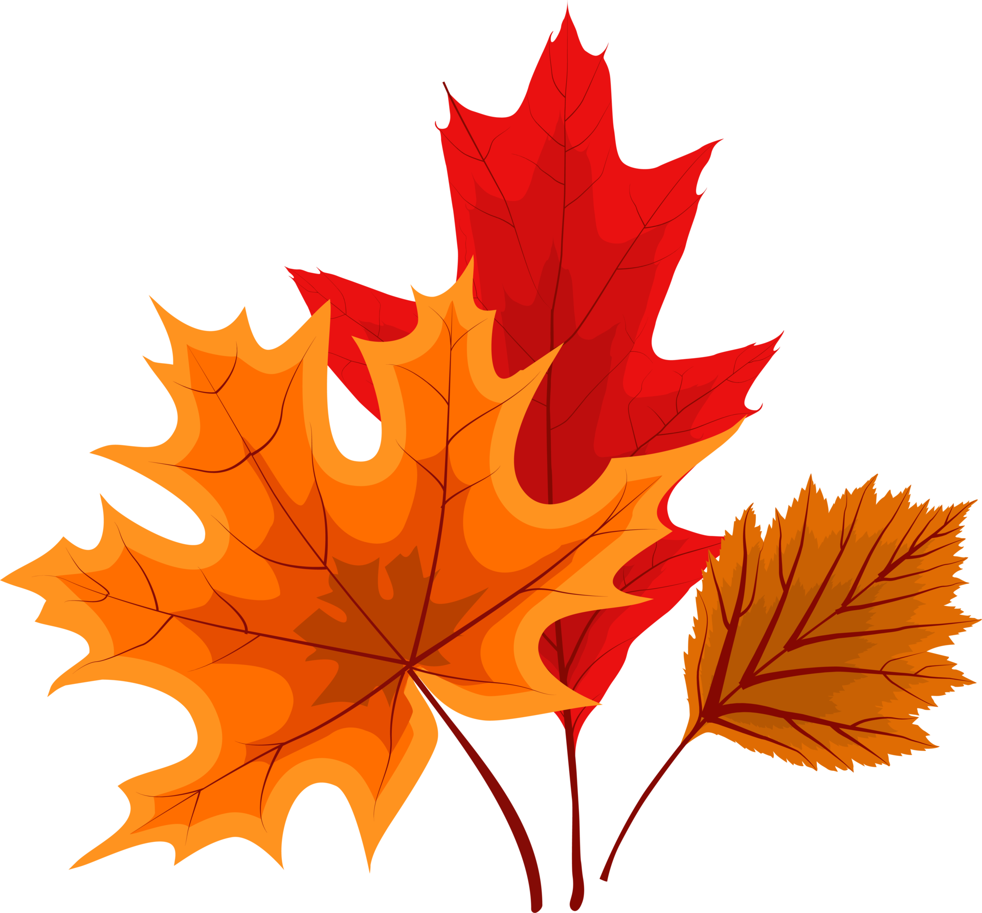Autumn Falling Leaves 10985255 Png