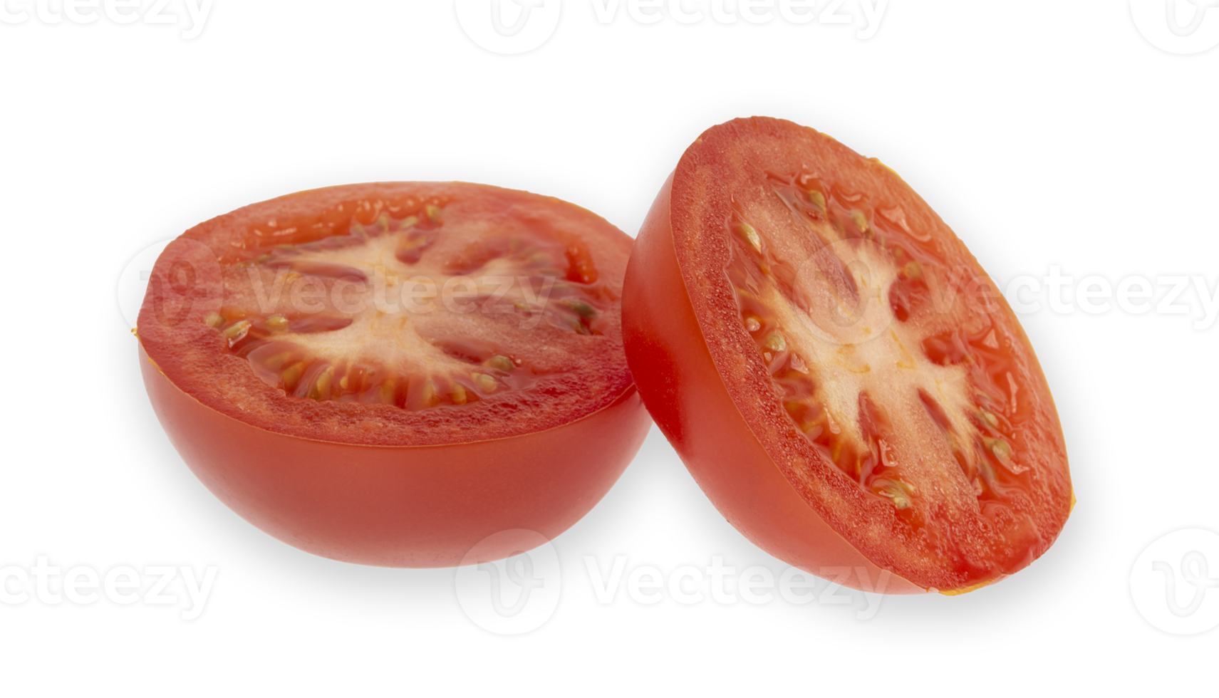 Slice of Red Fresh Tomato Isolated cut out 10986166 PNG