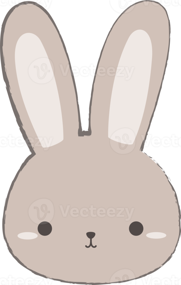 Rabbit Bunny Head Cartoon Illustration 10986469 Png