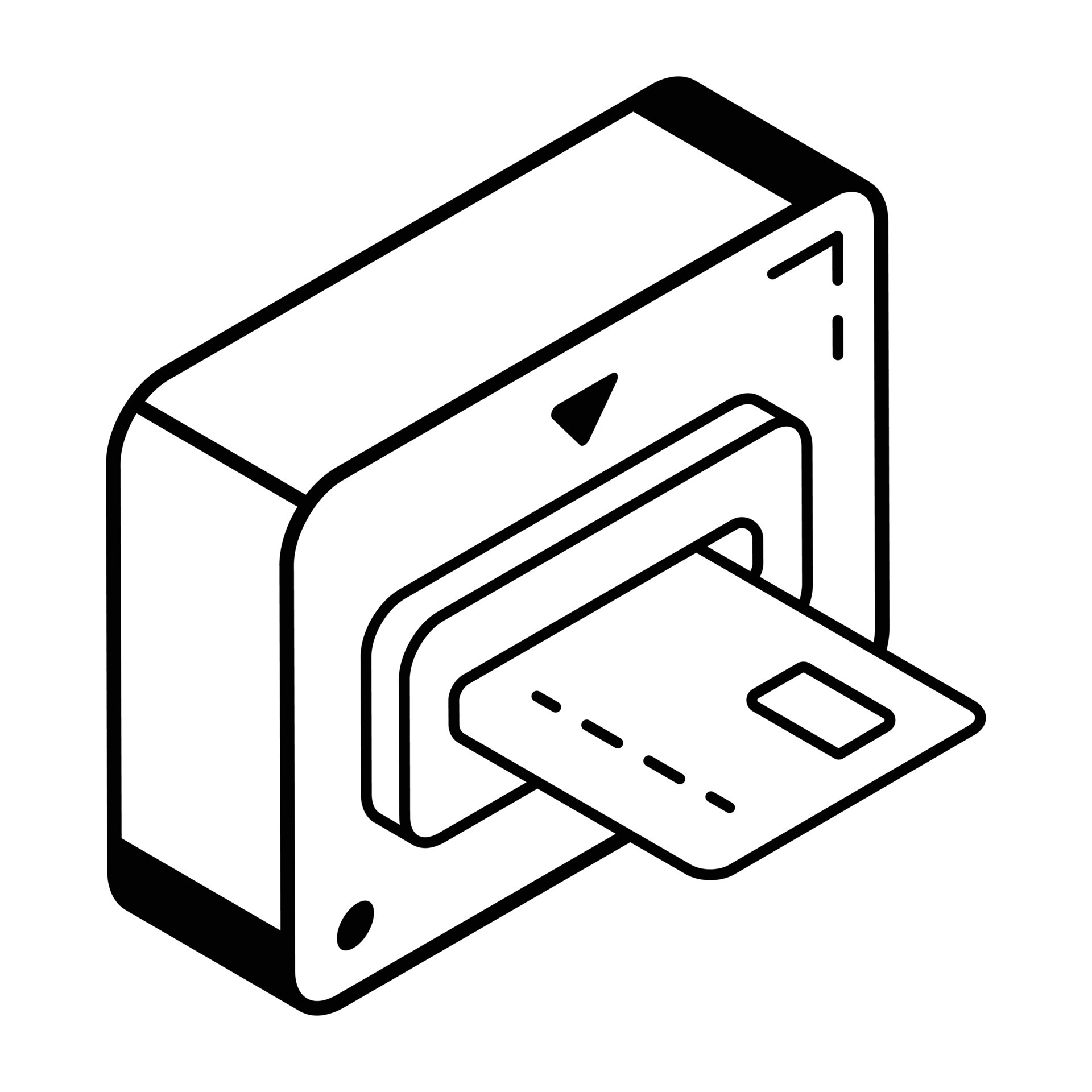 A vector of insert card in line design 10987673 Vector Art at Vecteezy