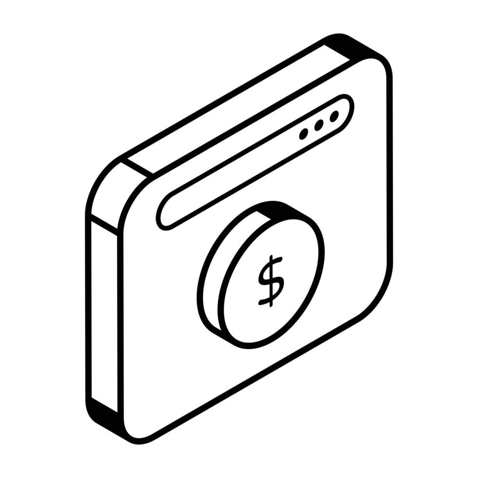 A business website line isometric icon download 10987806 Vector Art at ...