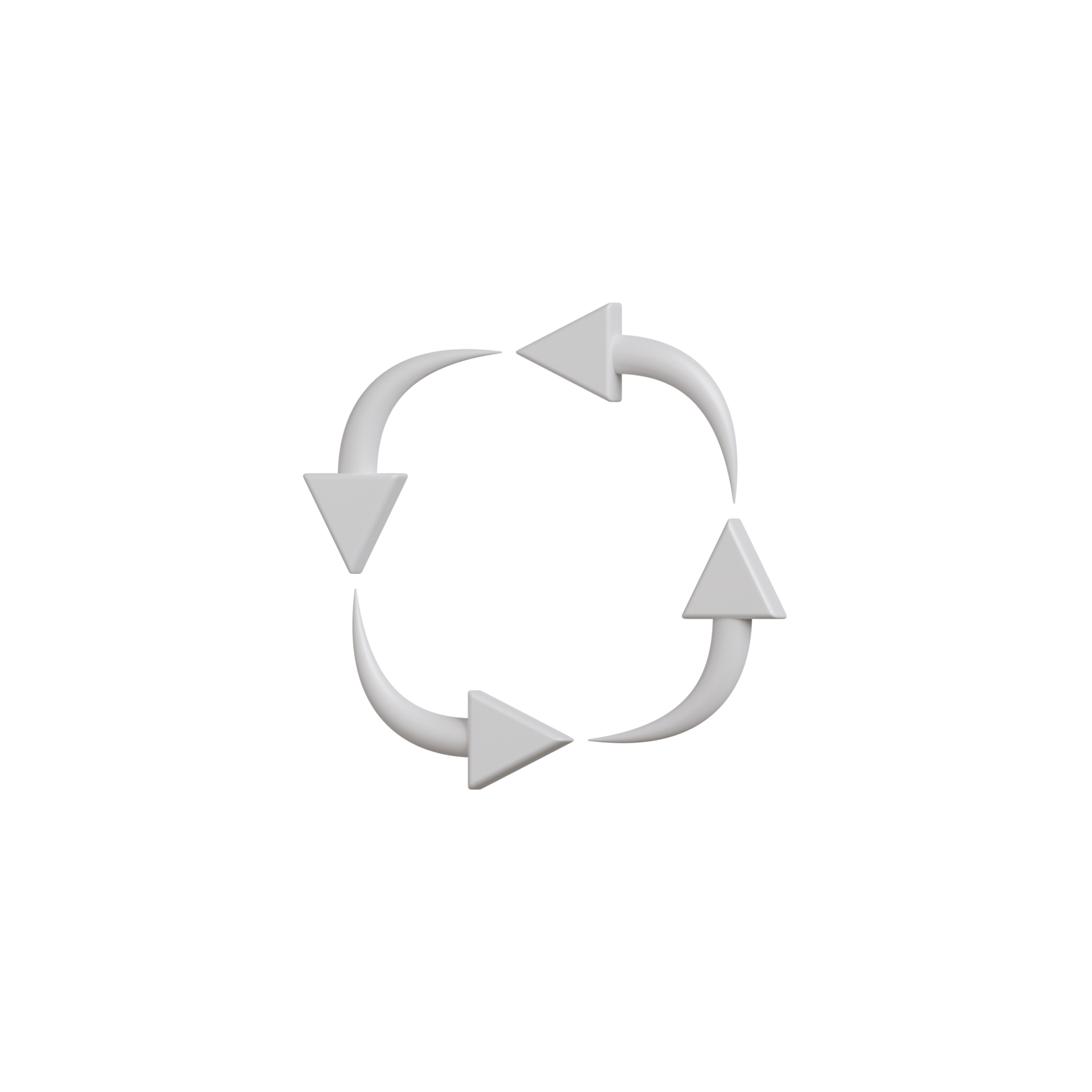 3d Isolated White Arrow 10988606 Png