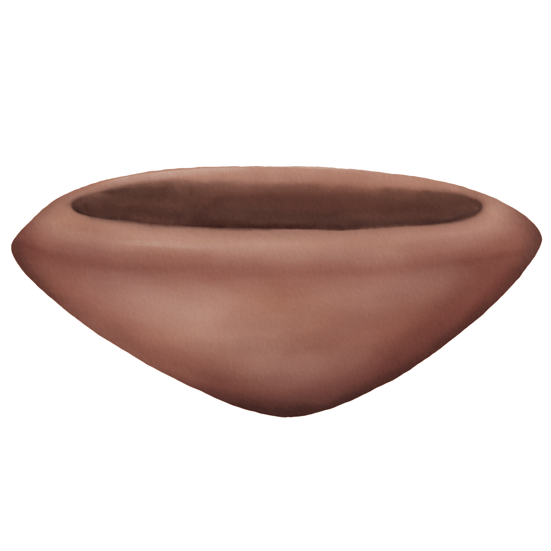 Illustration Of Old Pottery In The Shape Of A Cone In Watercolor Styles illustration-of-old-pottery-in-the-shape-of-a-cone-in-watercolor-styles