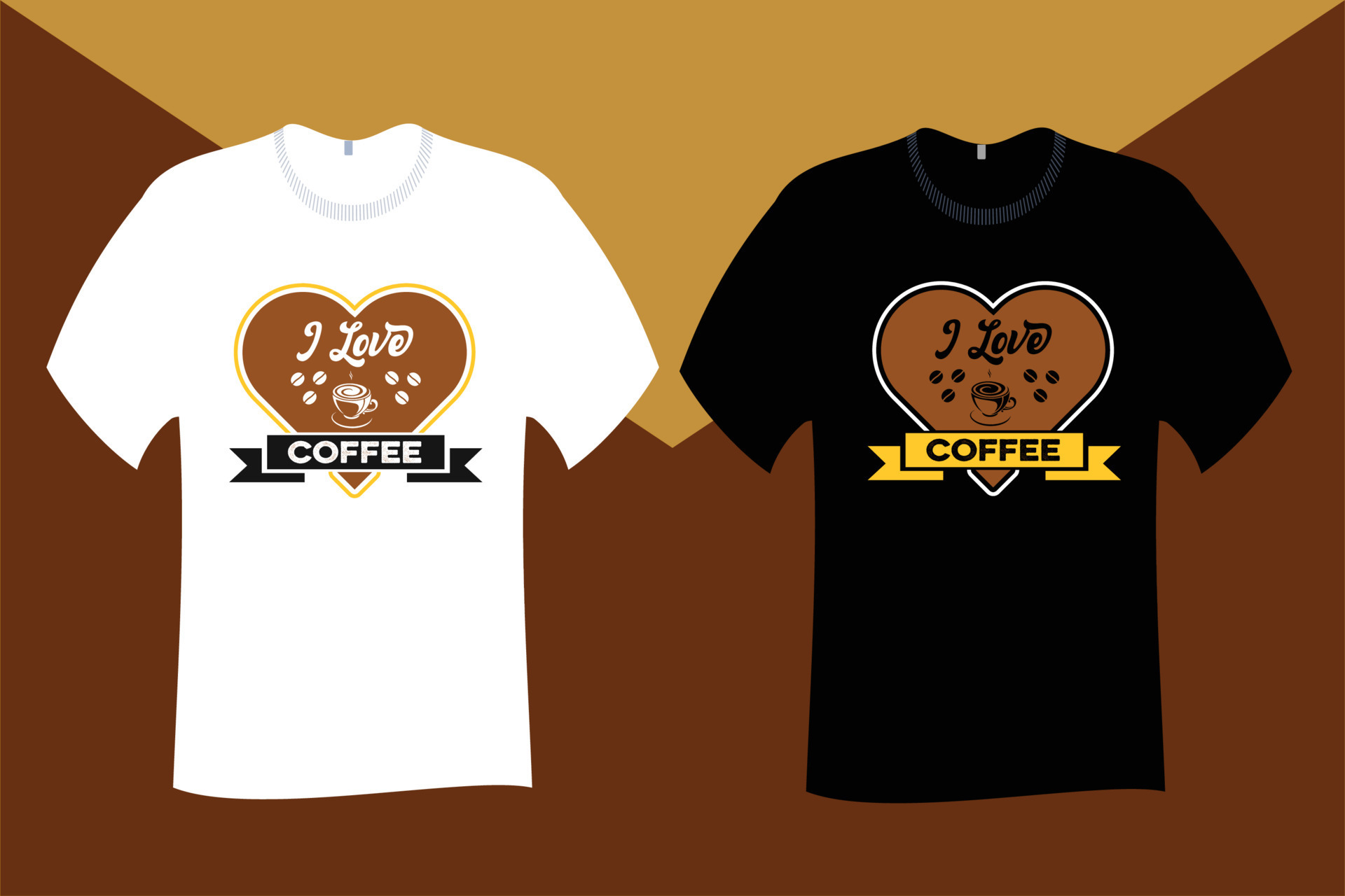 I Love coffee T Shirt Design 10991860 Vector Art at Vecteezy