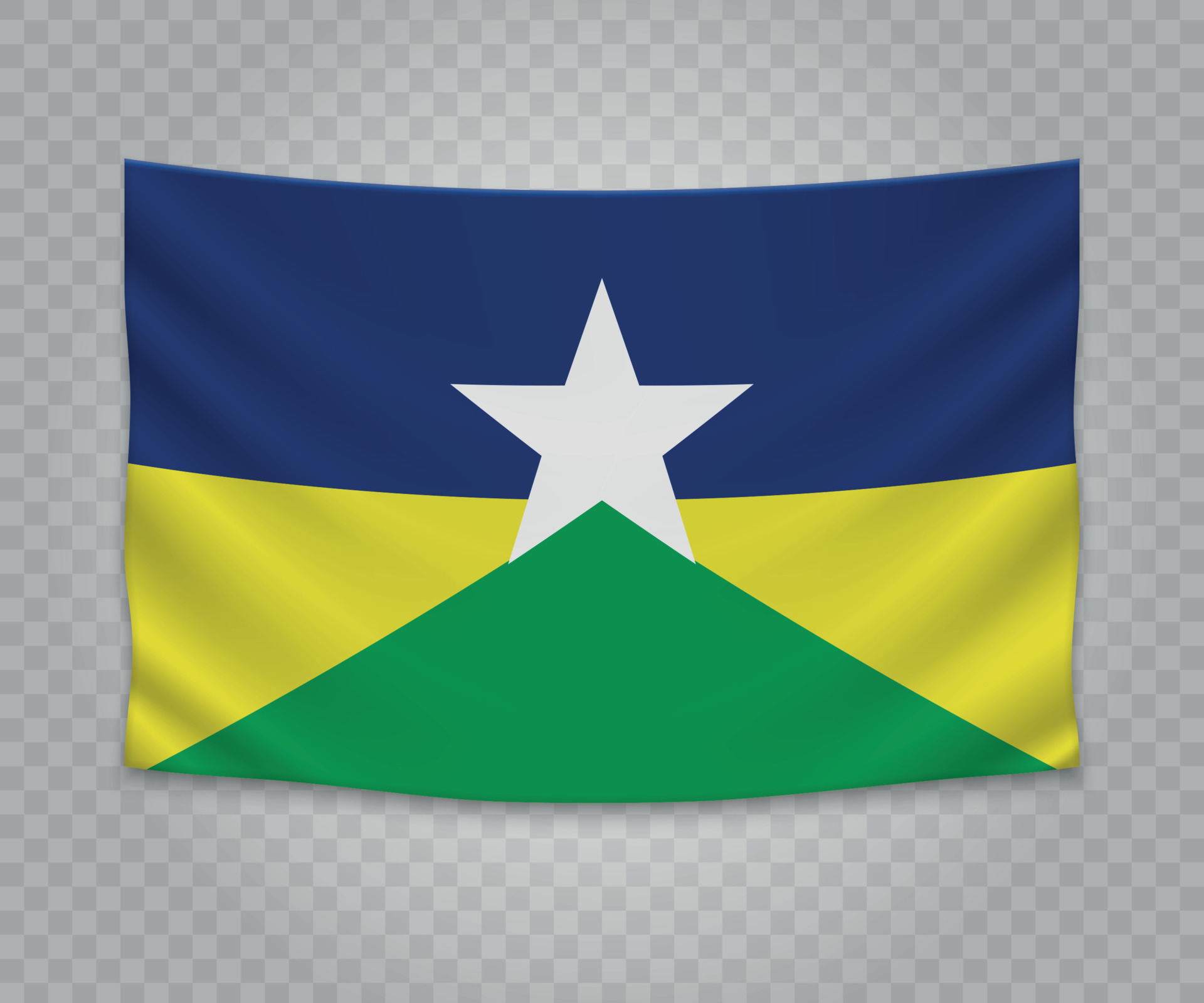 Realistic hanging flag 10993273 Vector Art at Vecteezy