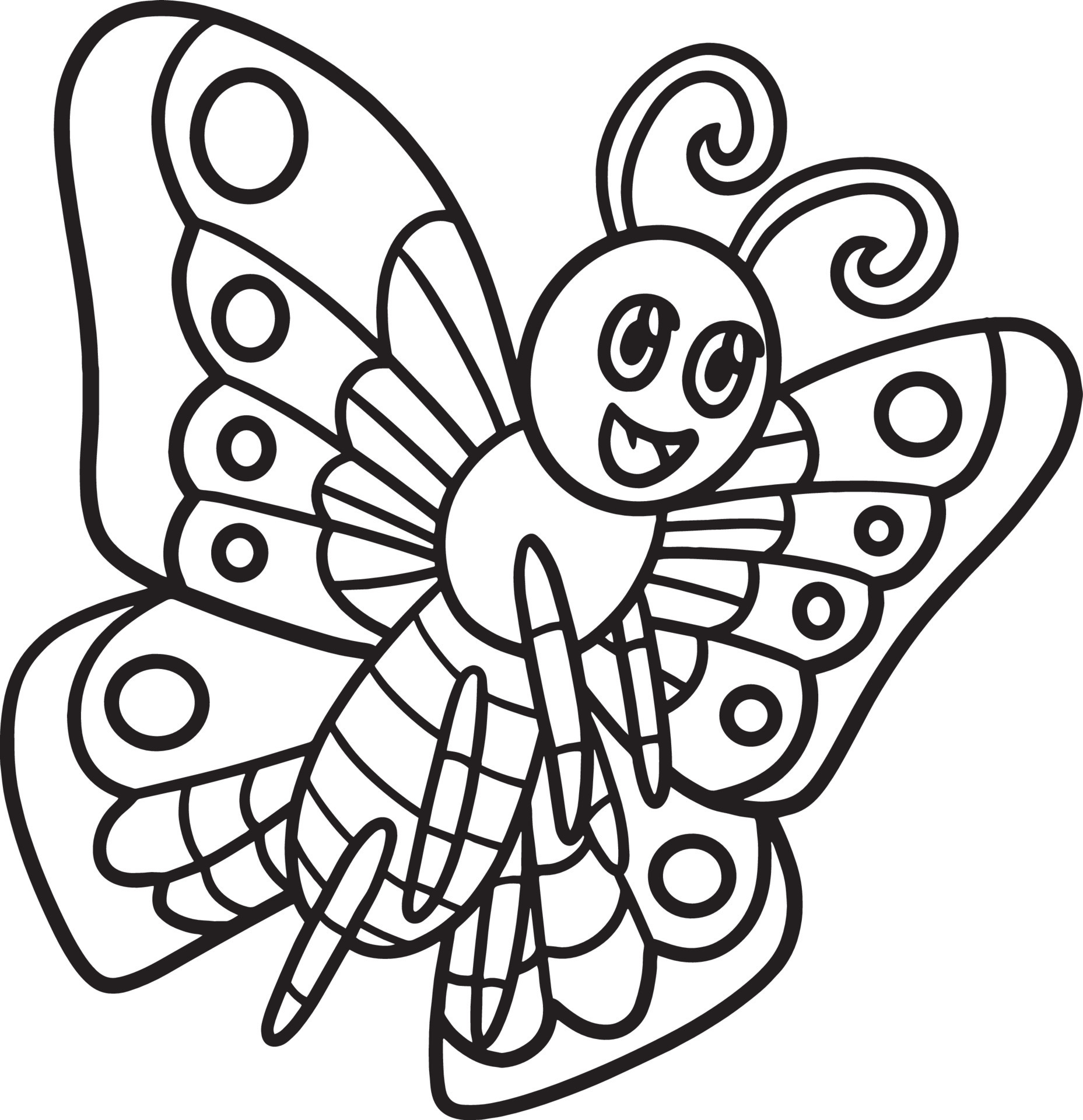 Butterfly Animal Isolated Coloring Page for Kids 10993696 Vector Art at ... Butterfly Animal Isolated Coloring Page for Kids 10993696 Vector Art at ...