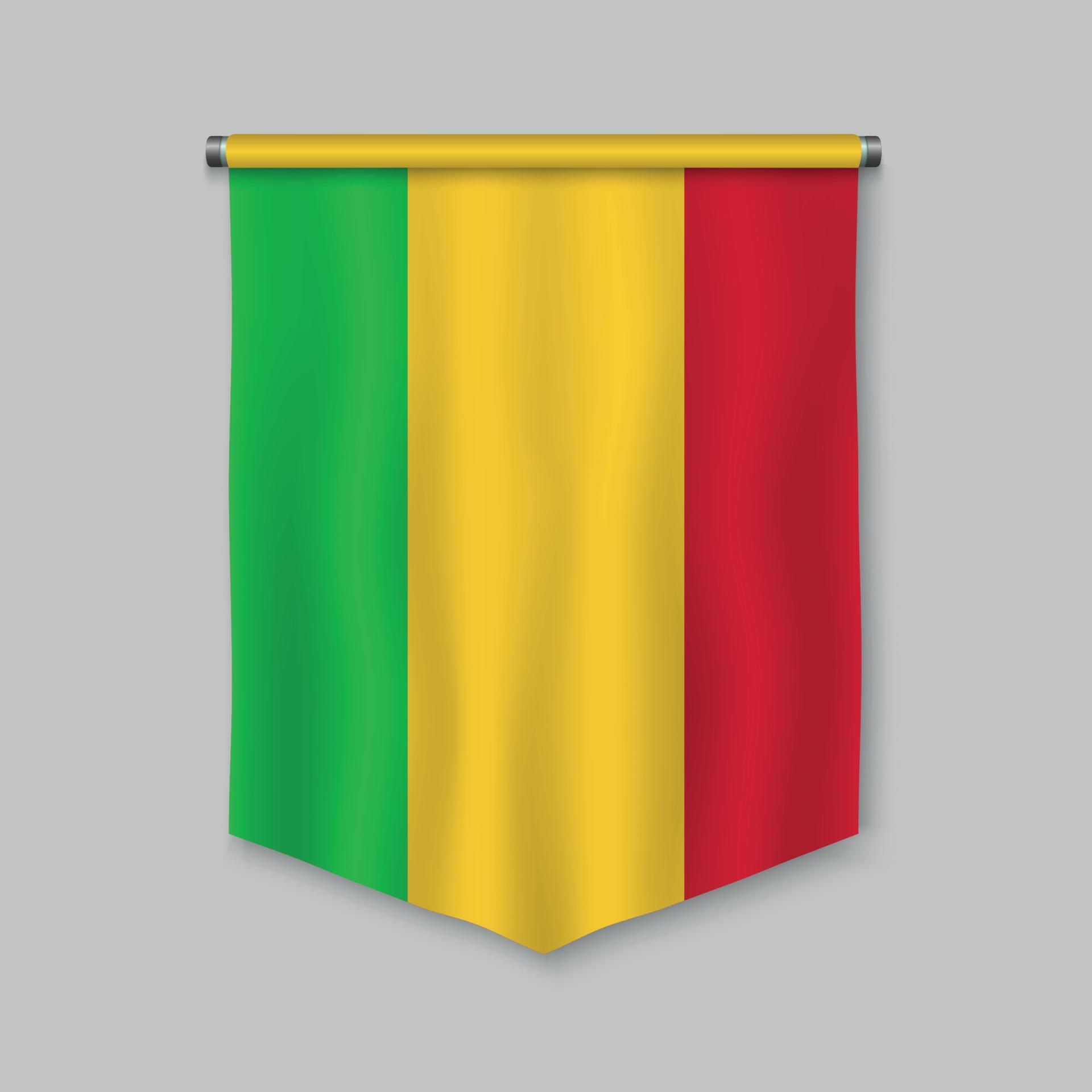 pennant with flag 10993857 Vector Art at Vecteezy