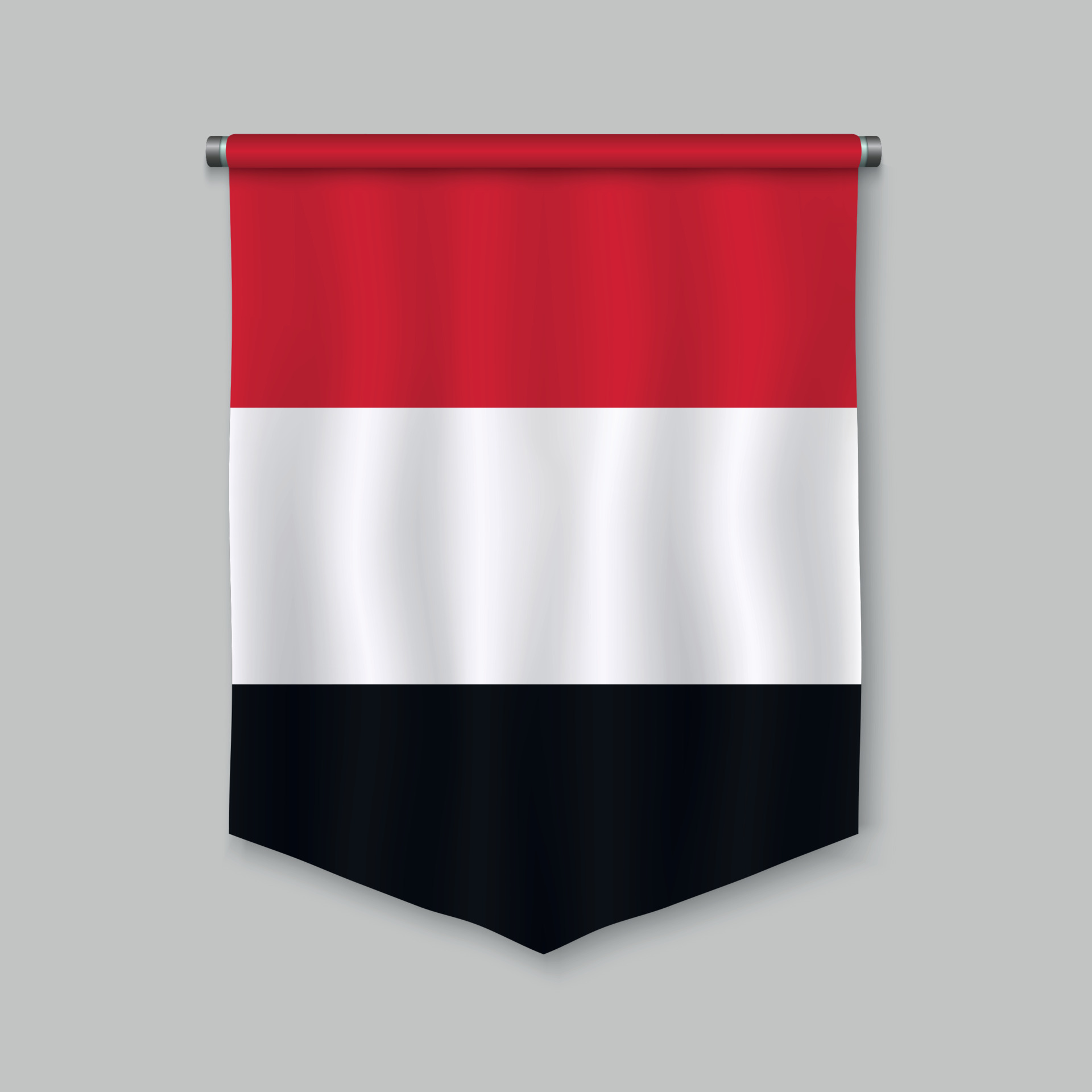 pennant with flag 10993862 Vector Art at Vecteezy