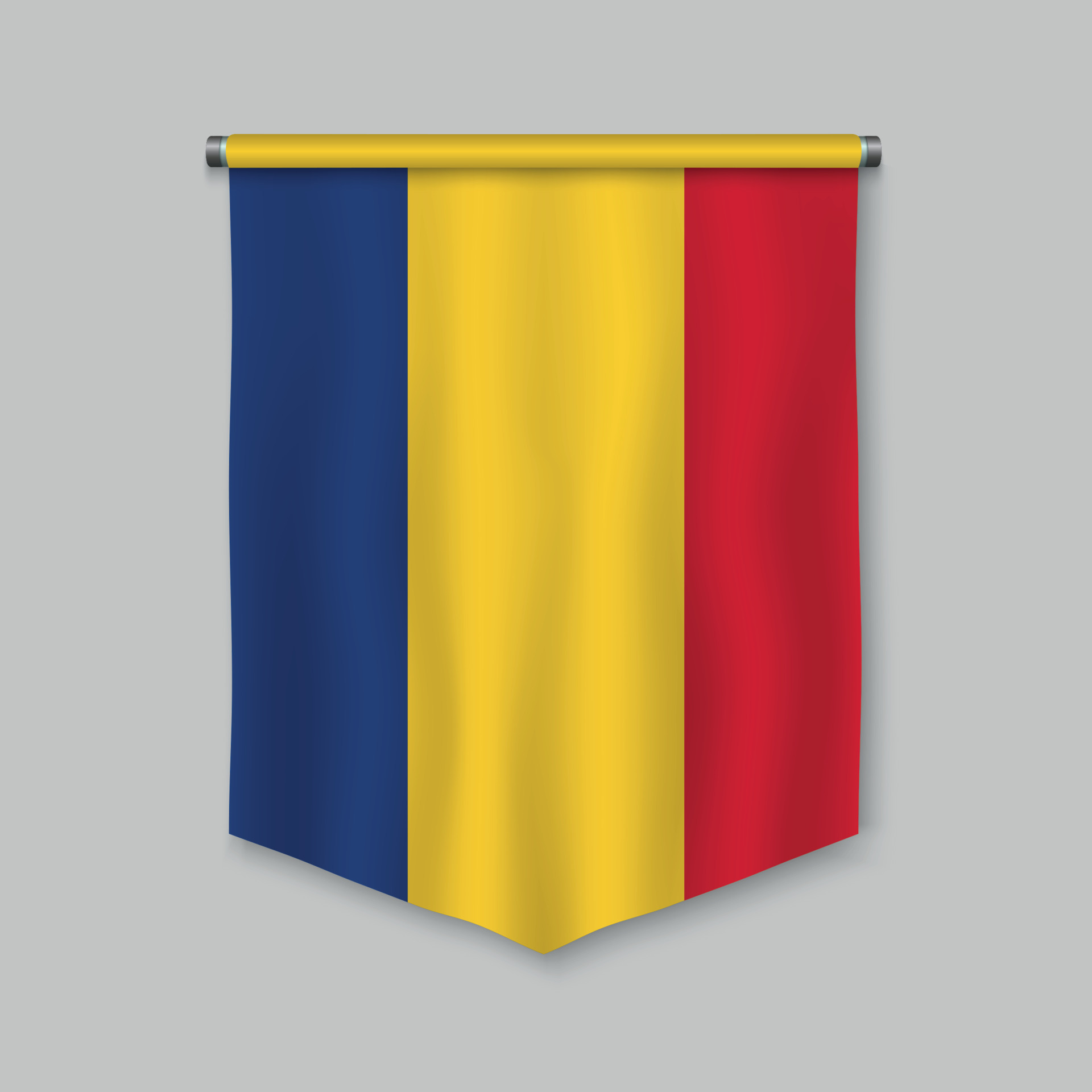 pennant with flag 10993931 Vector Art at Vecteezy