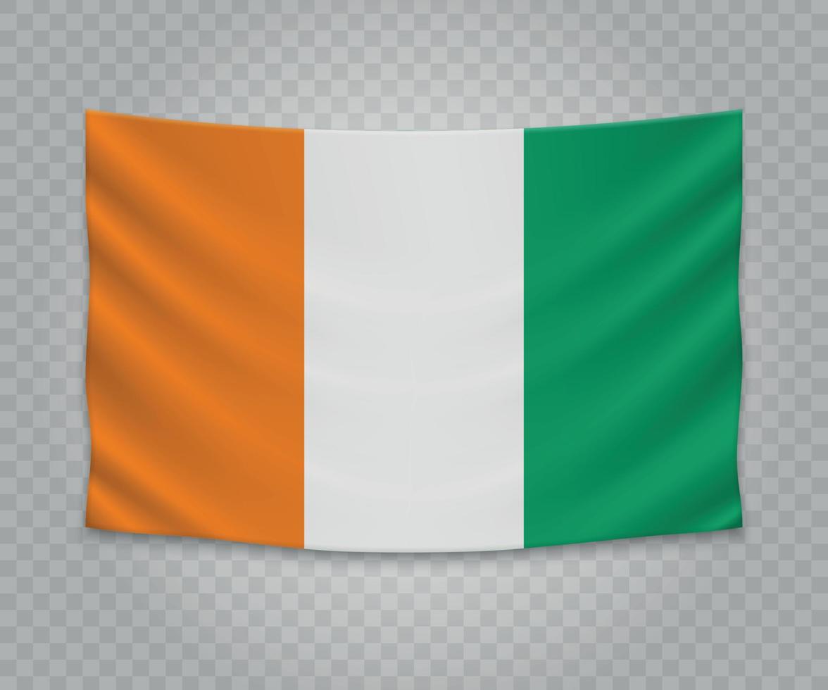 Realistic hanging flag 10994156 Vector Art at Vecteezy