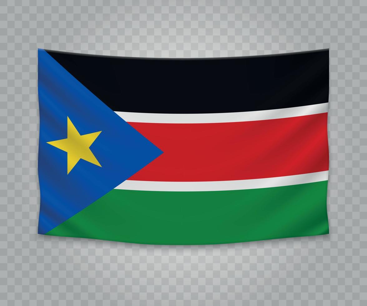 Realistic hanging flag 10994912 Vector Art at Vecteezy