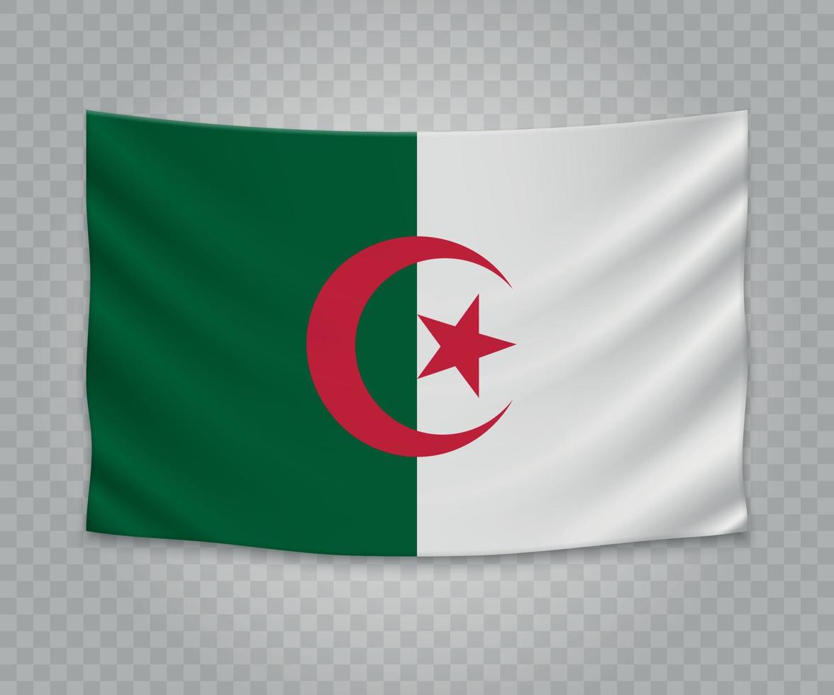 Realistic hanging flag 10994914 Vector Art at Vecteezy