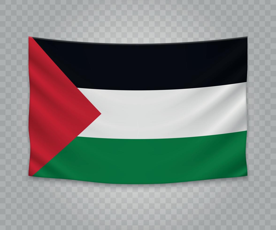 Realistic hanging flag 10994964 Vector Art at Vecteezy