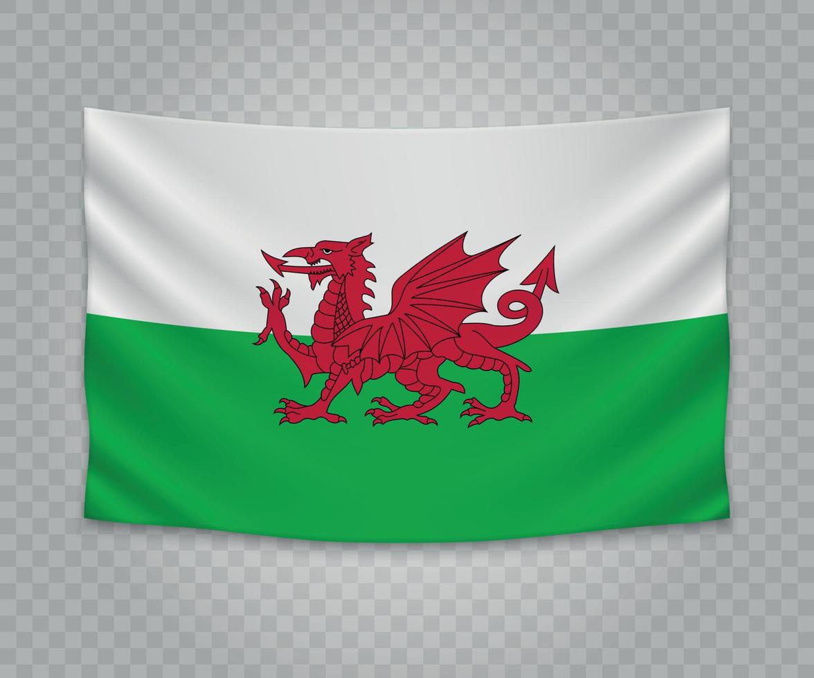 Realistic hanging flag 10994988 Vector Art at Vecteezy