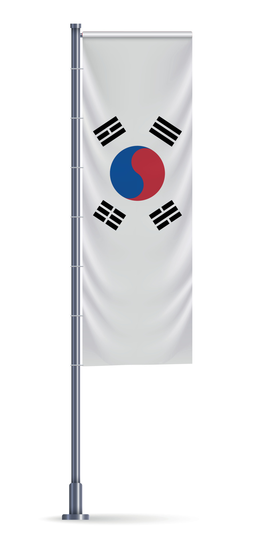 Vertical hanging flag 10995178 Vector Art at Vecteezy