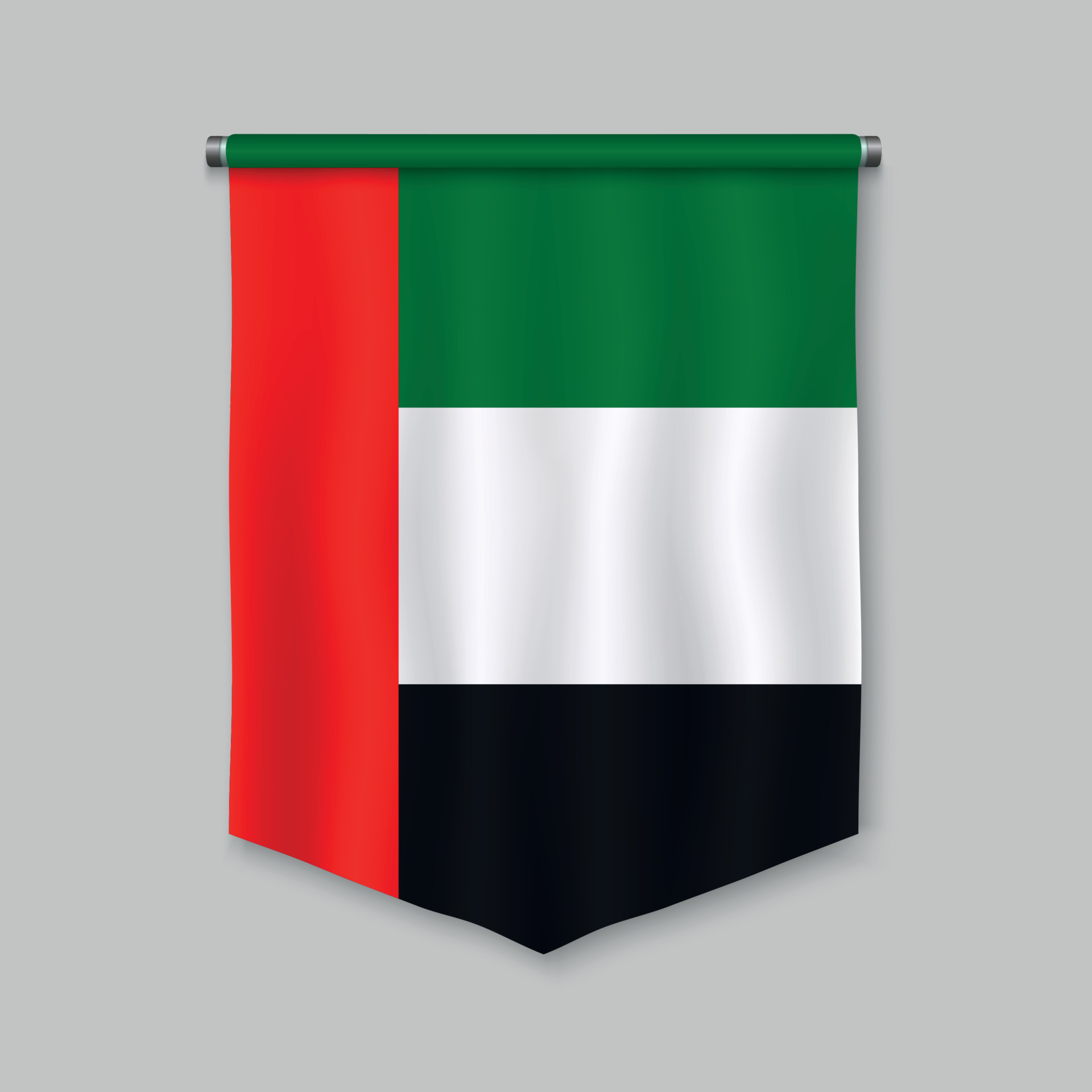 pennant with flag 10995194 Vector Art at Vecteezy