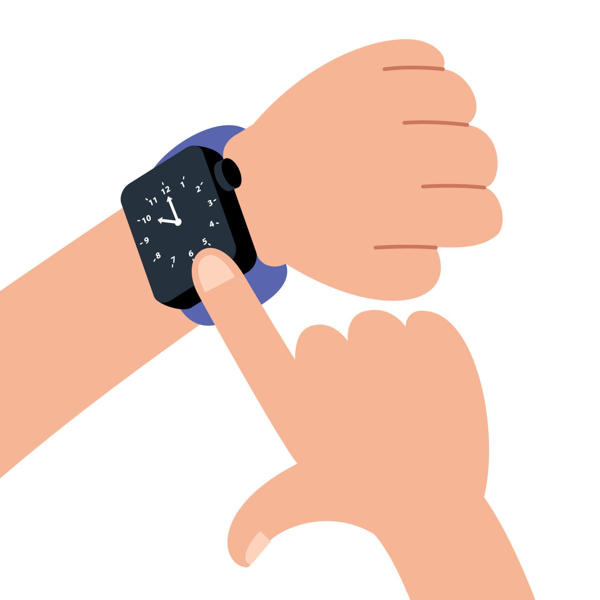 Time Concept Drawing With Flat Objects 10995232 Vector Art at Vecteezy