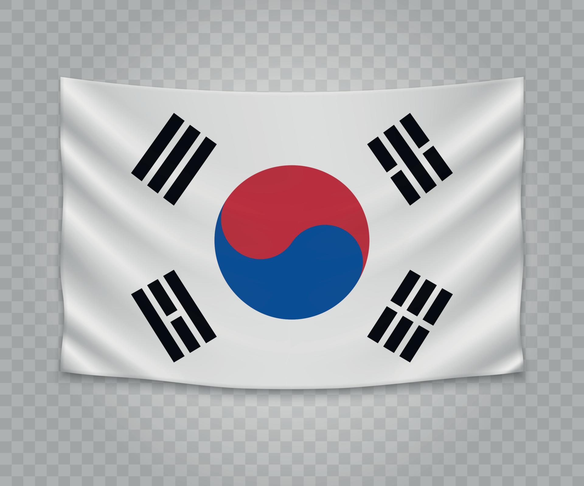 Realistic hanging flag 10995517 Vector Art at Vecteezy