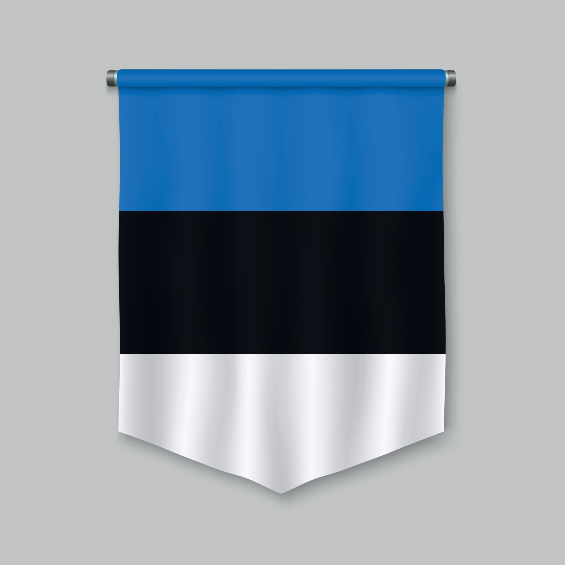 pennant with flag 10995518 Vector Art at Vecteezy