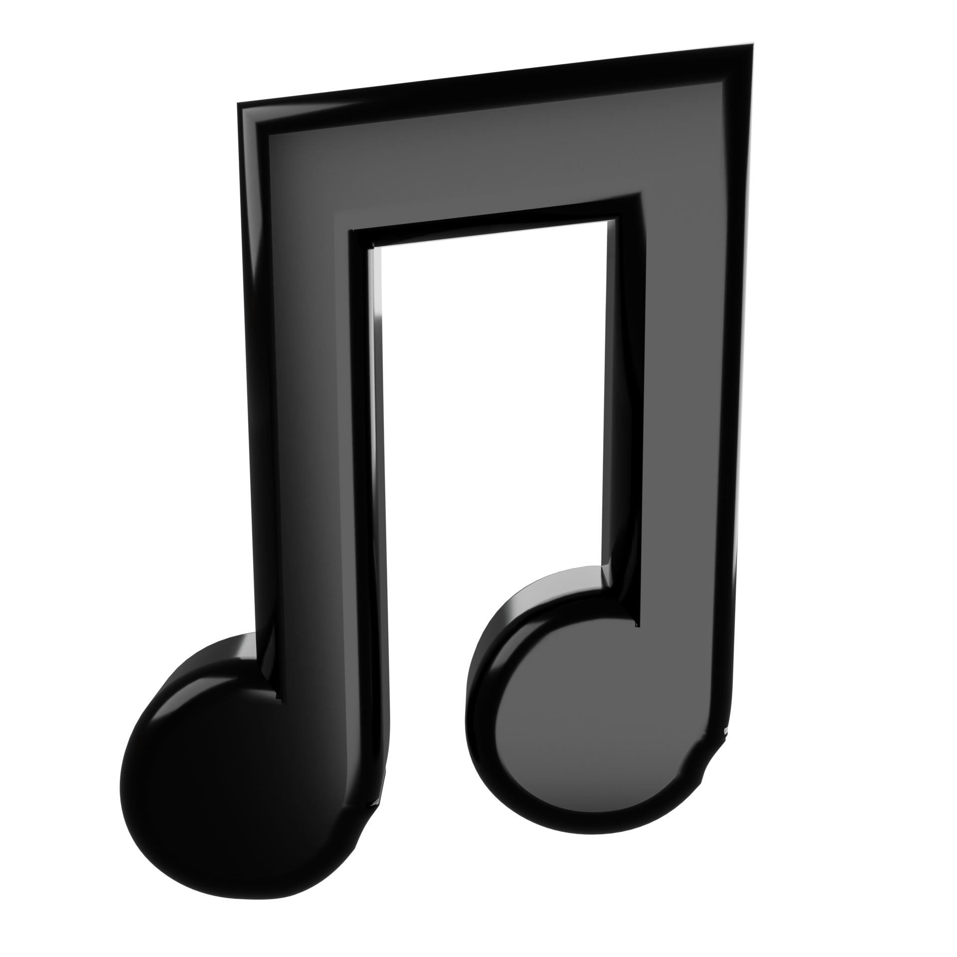 3D rendering two eighth notes icon on transparent background 10996076 PNG 3D rendering two eighth notes icon on transparent background 10996076 PNG