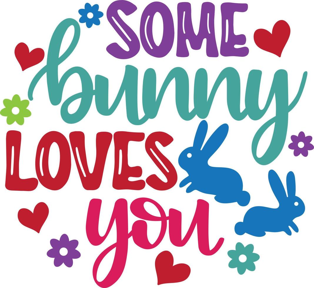 Some Bunny Loves You, Spring, Easter, Tulips Flower, Happy Easter ...