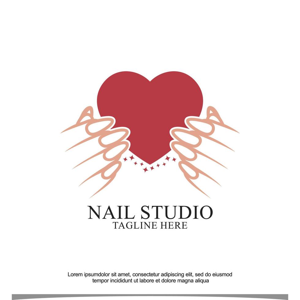Nail polish vector icon logo design Premium Vector 10999868 Vector Art at Vecteezy