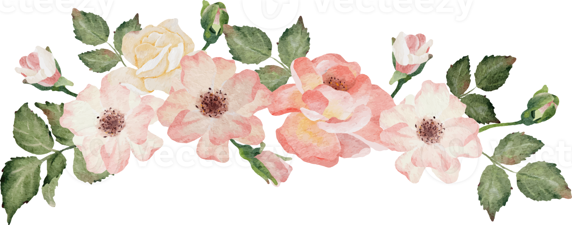 buquê de flores aquarela florescendo ramo de rosa 11002679 PNG buquê de flores aquarela florescendo ramo de rosa 11002679 PNG