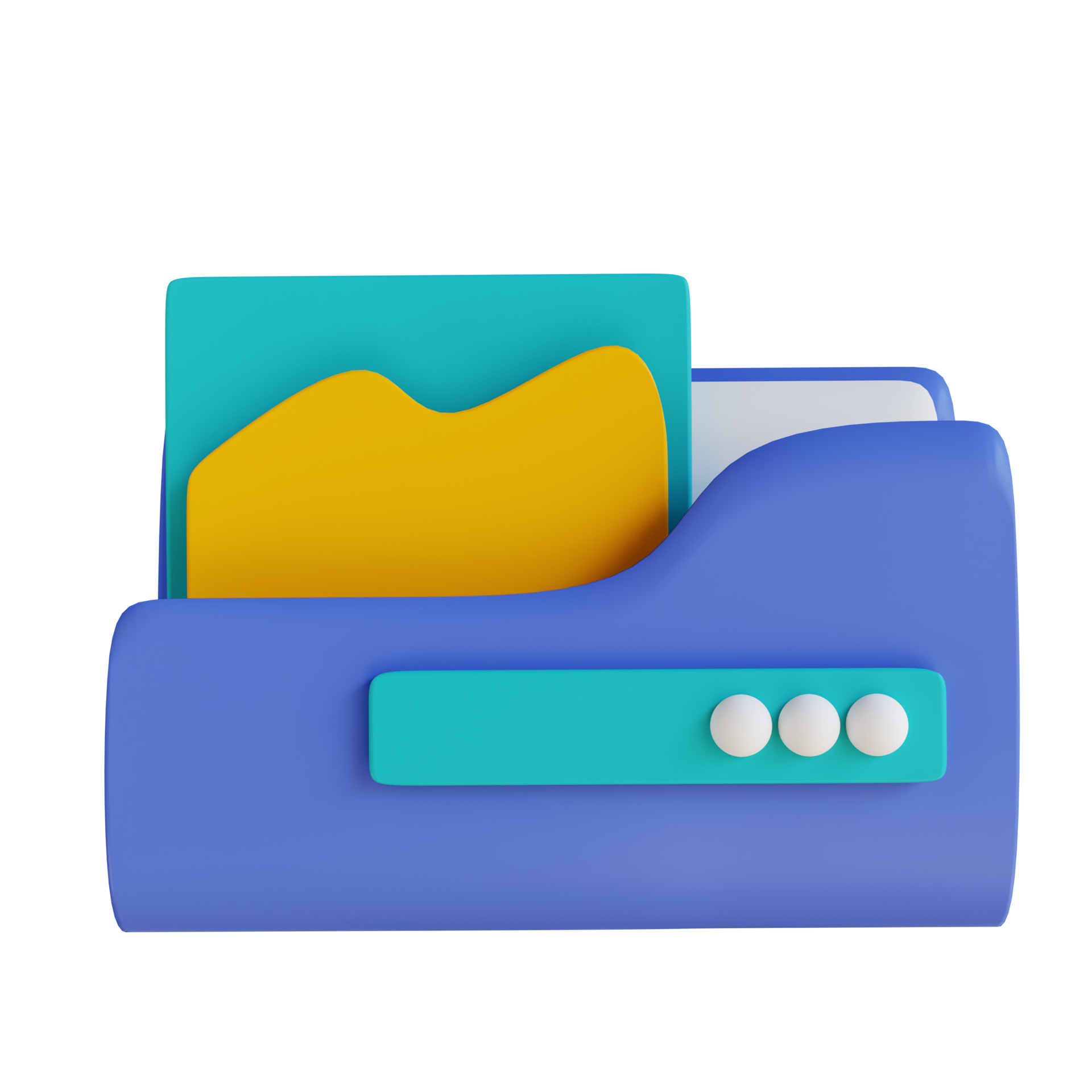 3d Illustration Graphic Designer Folder 11003171 Png