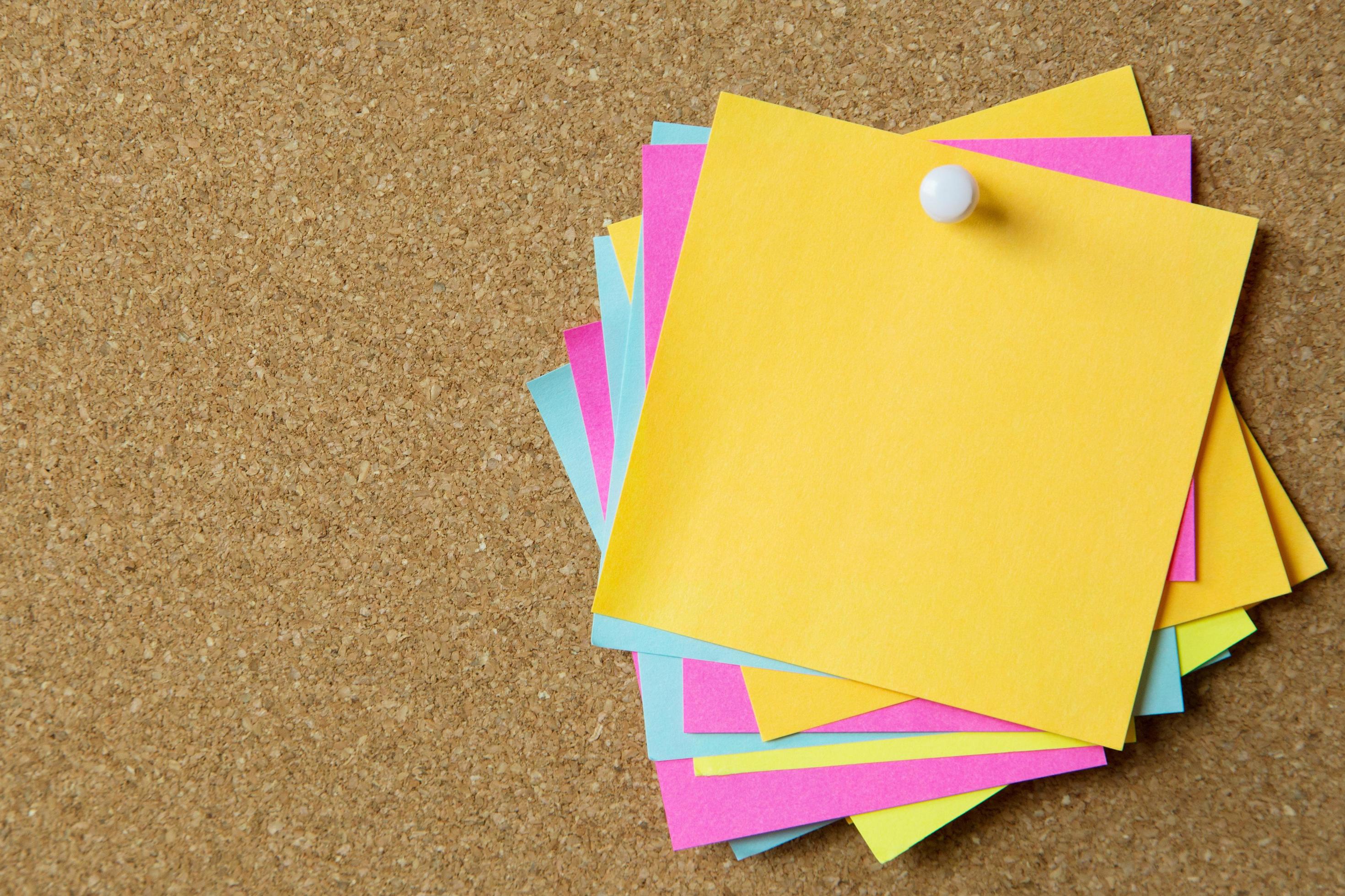 collection of colorful variety post it. paper note reminder sticky ... collection of colorful variety post it. paper note reminder sticky ...