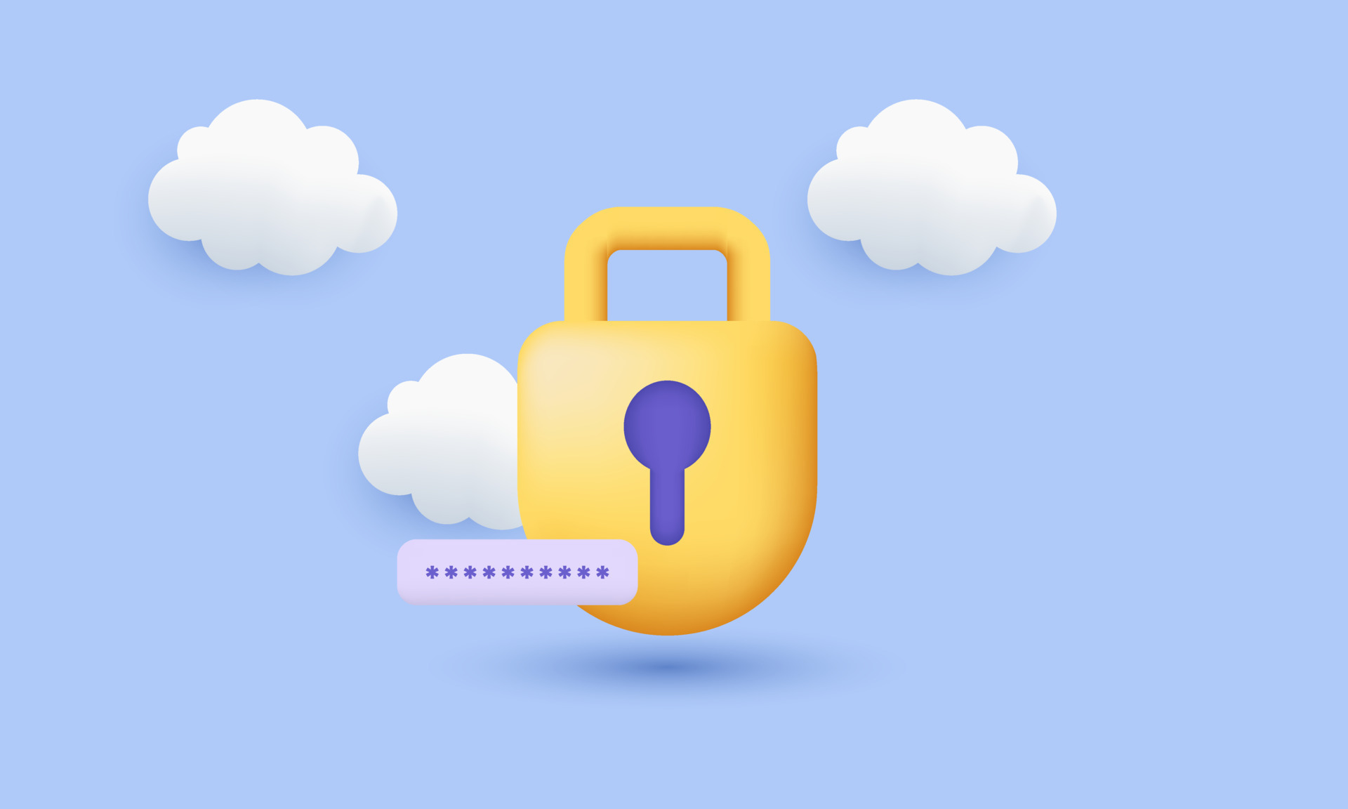 Unique Realistic Lock And Password Protected Secure Login Concept 3d Design Isolated On 11004715