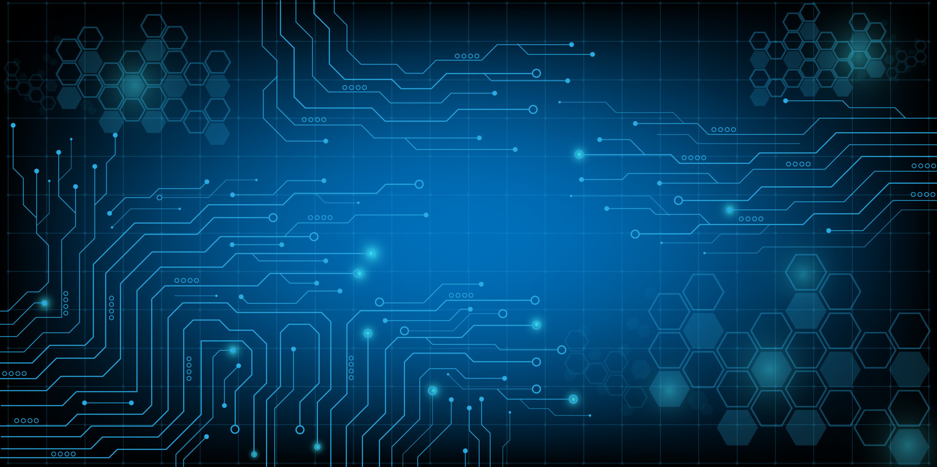 Computer Chip Electronic Circuit Board Vector For Technology And