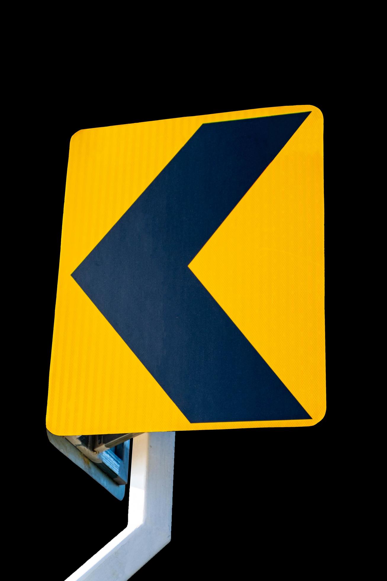 chevron traffic sign isolated on black background. 11005338 Stock Photo ... chevron traffic sign isolated on black background. 11005338 Stock Photo ...
