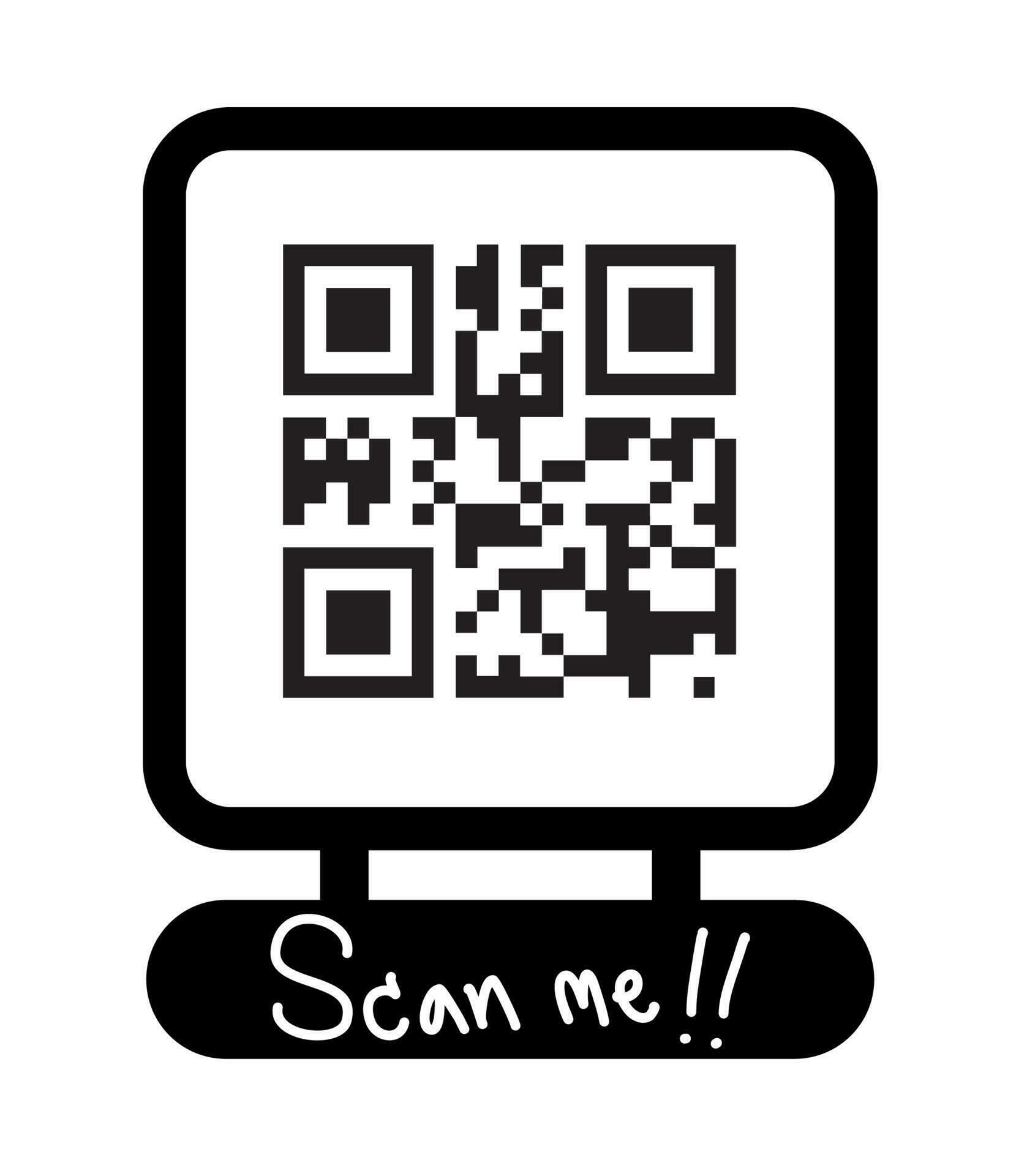 Black Qr Code Scan Vector 11008561 Vector Art At Vecteezy